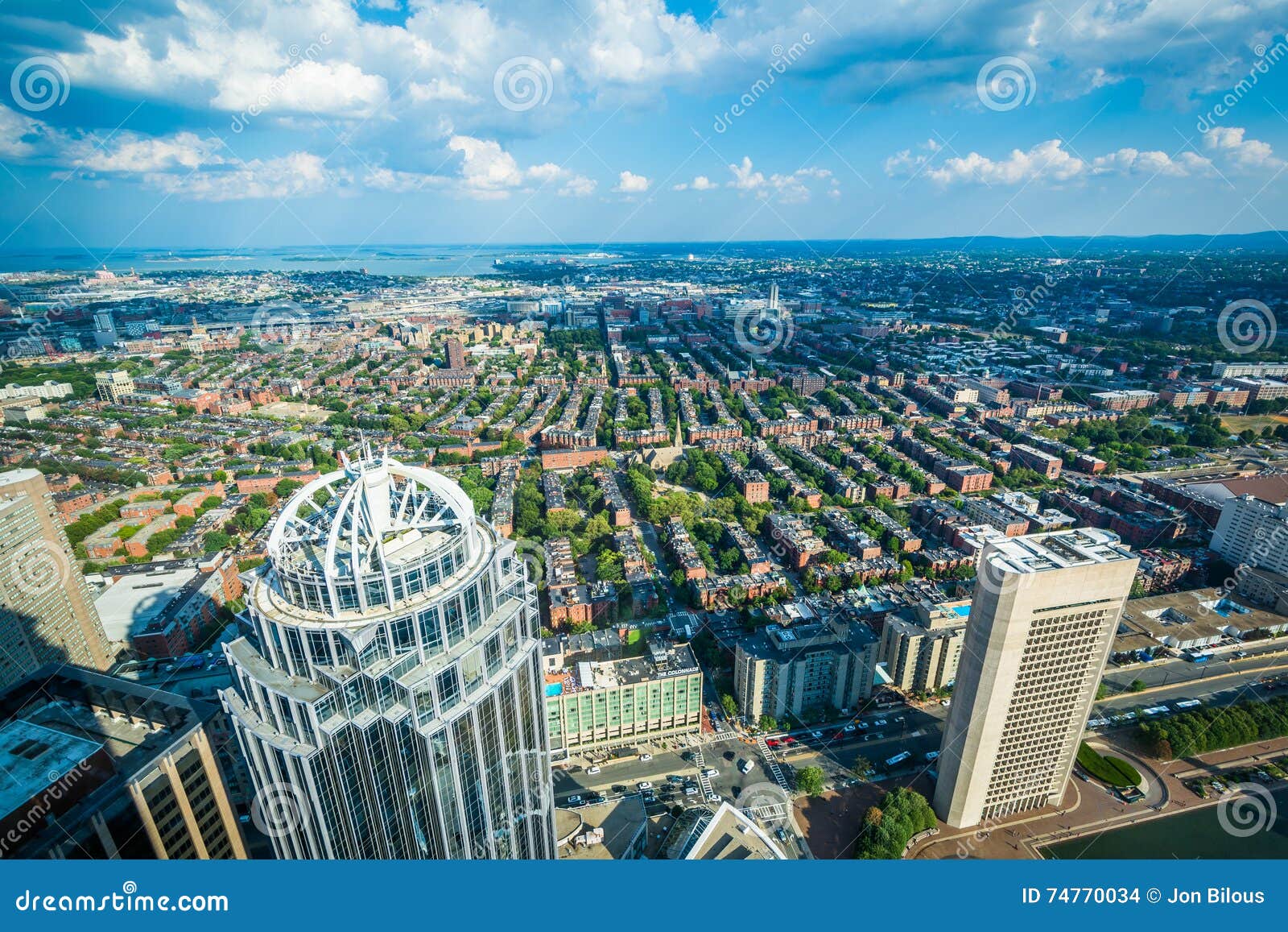 View of Back Bay, in Boston, Massachusetts. Stock Photo - Image of ...
