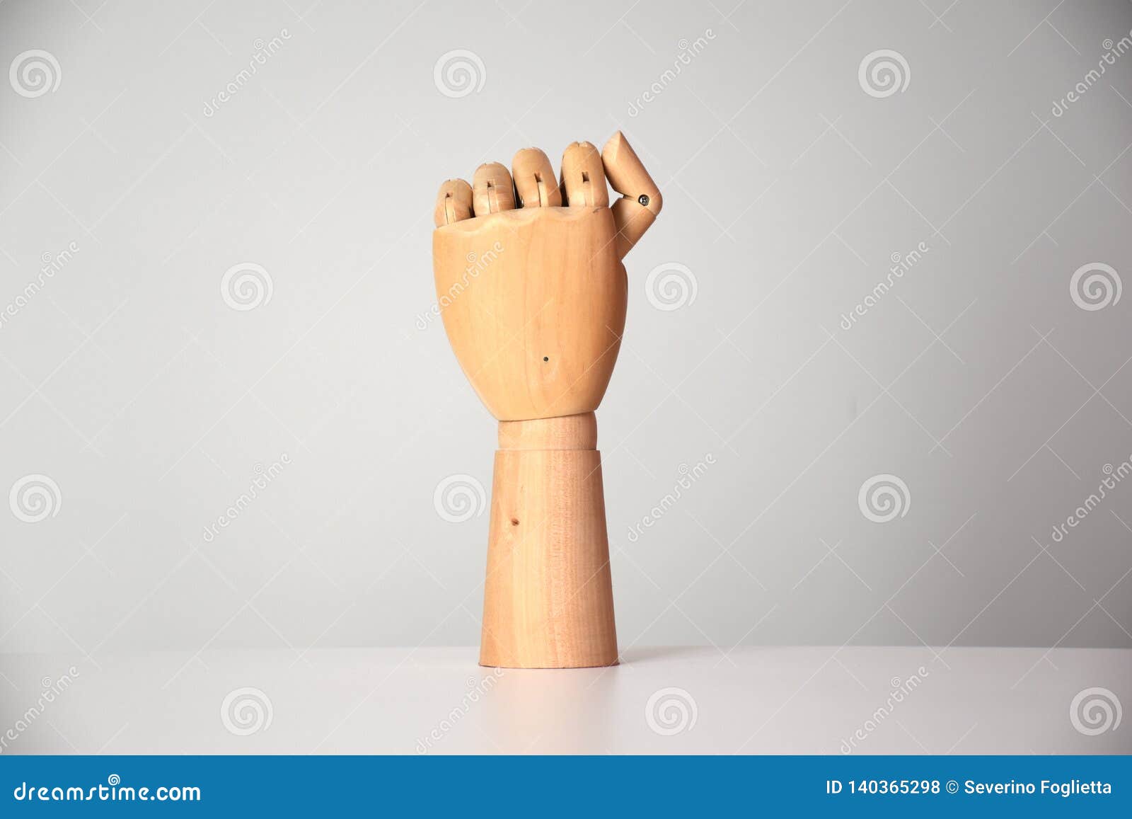 View of the Back of the Hand in the Shape of a Fist Stock Photo - Image ...