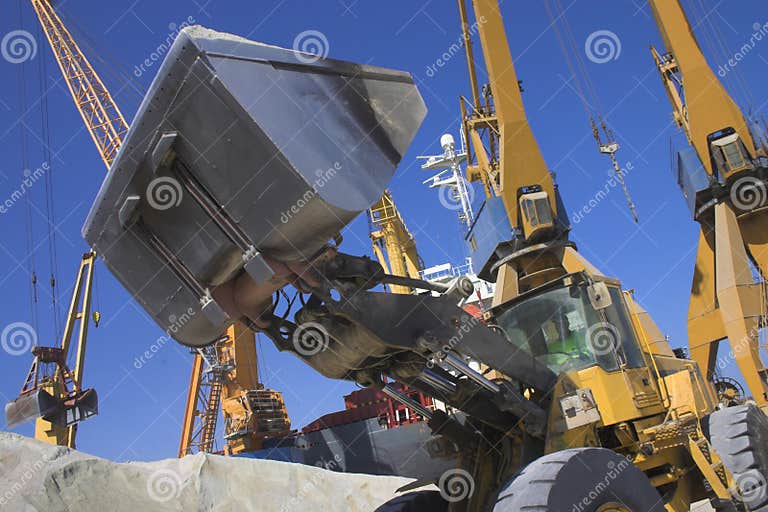 View of a Back Hoe stock image. Image of estate, digger - 688351