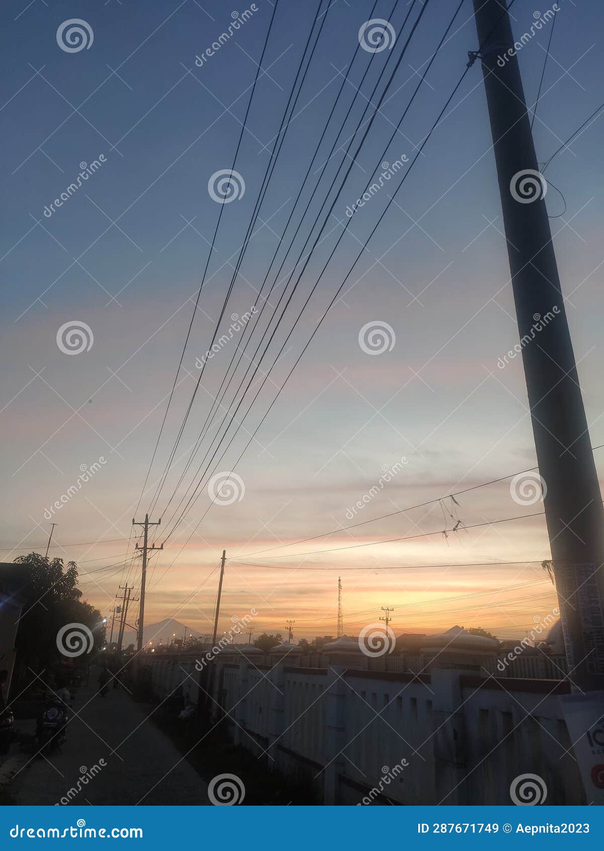 View when Back To Home Sunset with Spirit Stock Image - Image of sunset ...