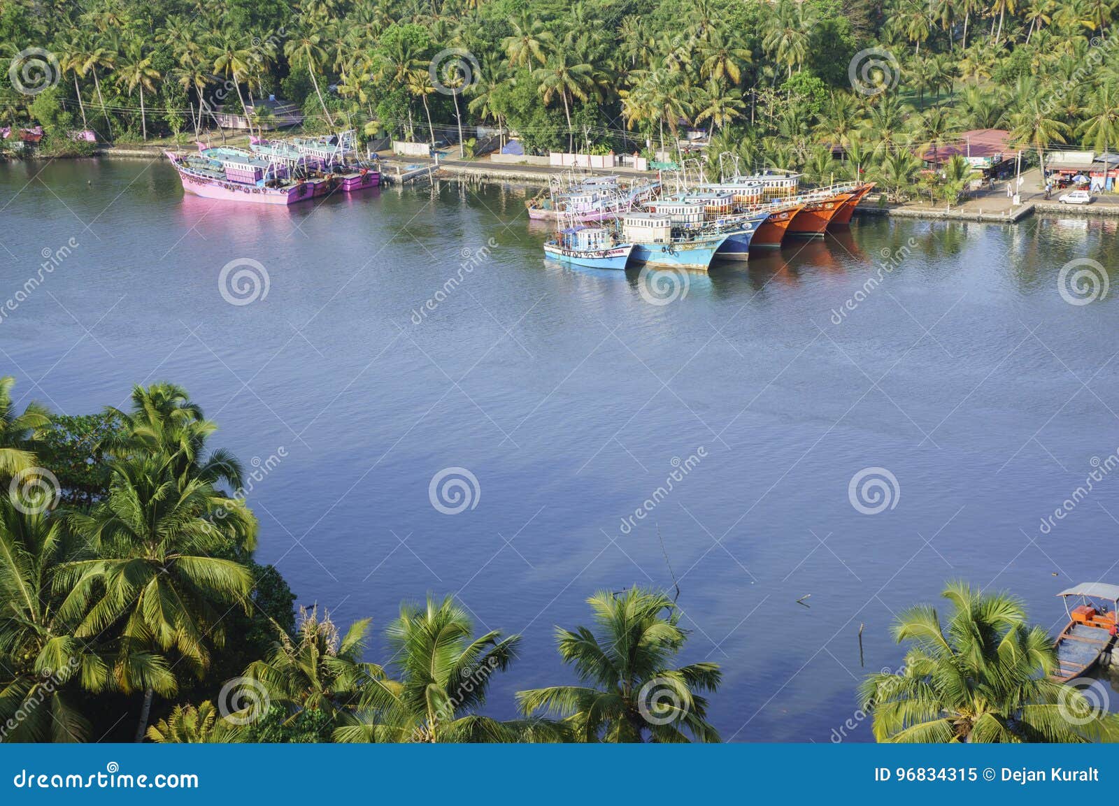 View of Backwater canals editorial image. Image of bridge - 96834315
