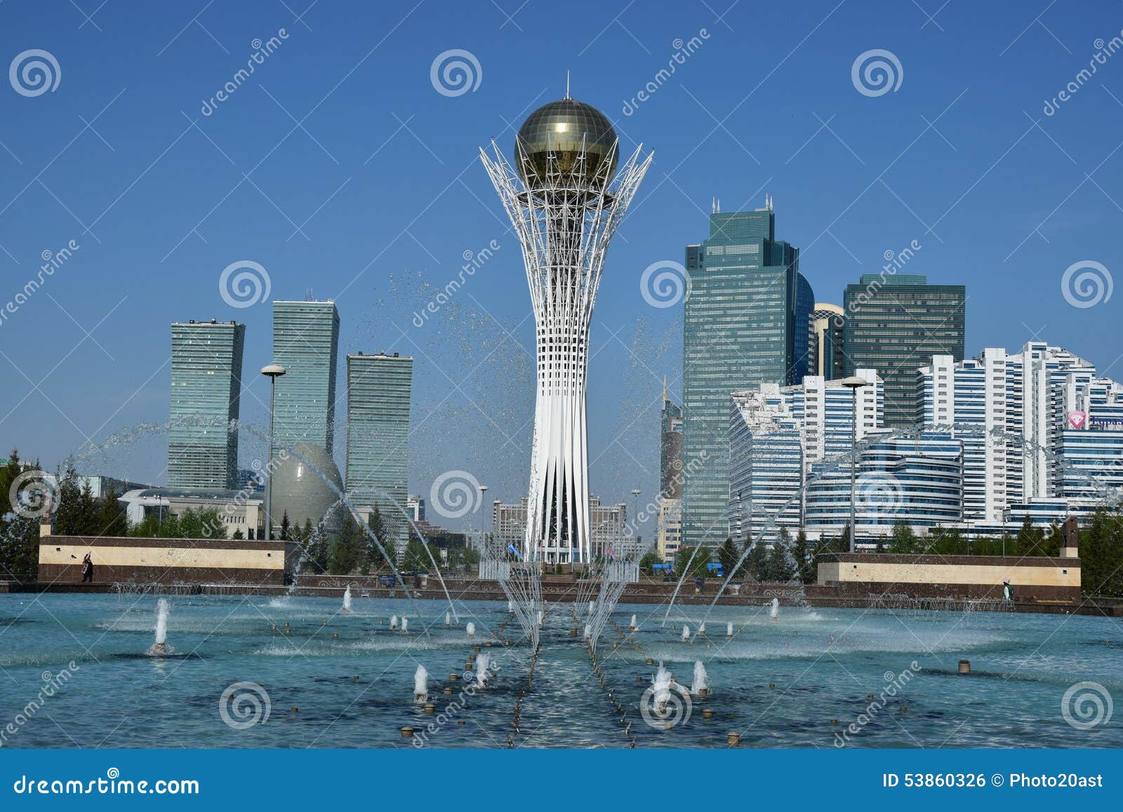 A View of the BAITEREK Tower in Astana Editorial Photo - Image of ...