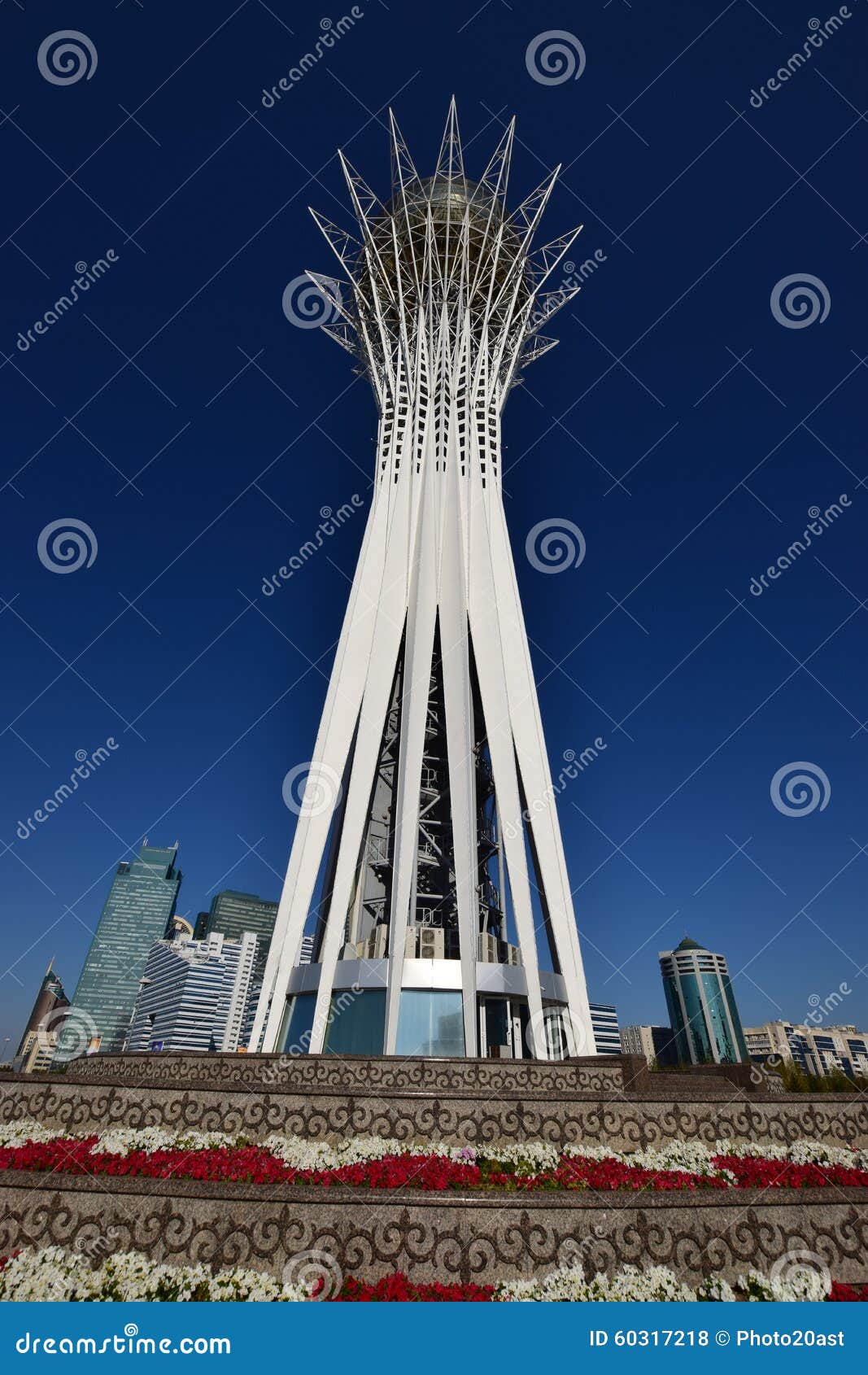 A View of the BAITEREK Tower in Astana Editorial Stock Photo - Image of ...