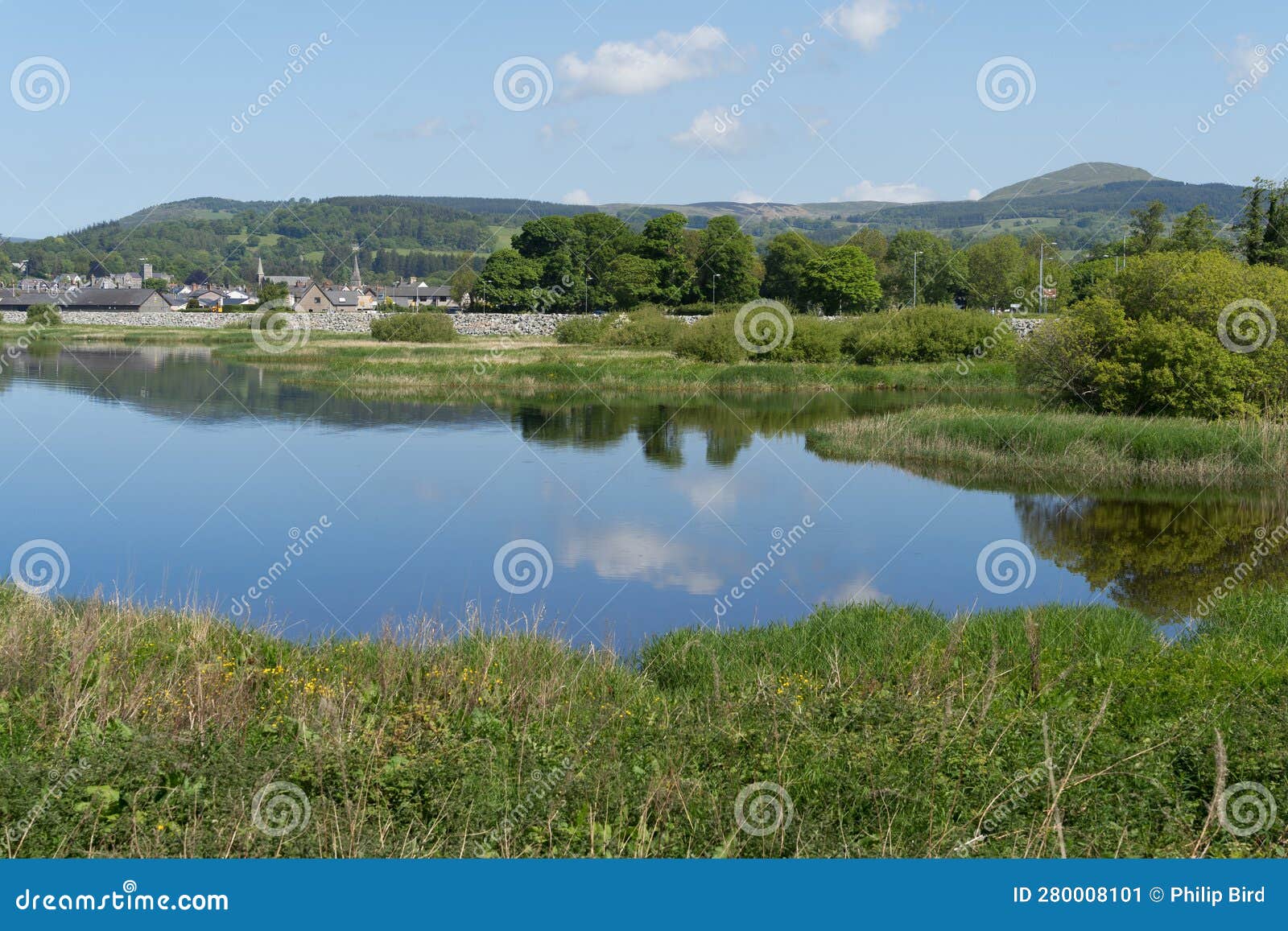 View of Bala Lake in Gwynedd, Wales Stock Image - Image of outdoors ...