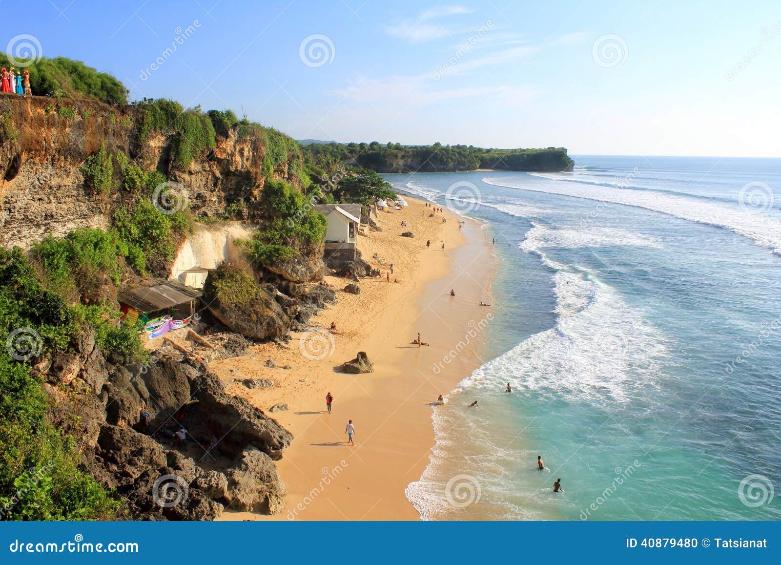 View of Balangan Beach, Bali Stock Photo - Image of palms, romantic ...