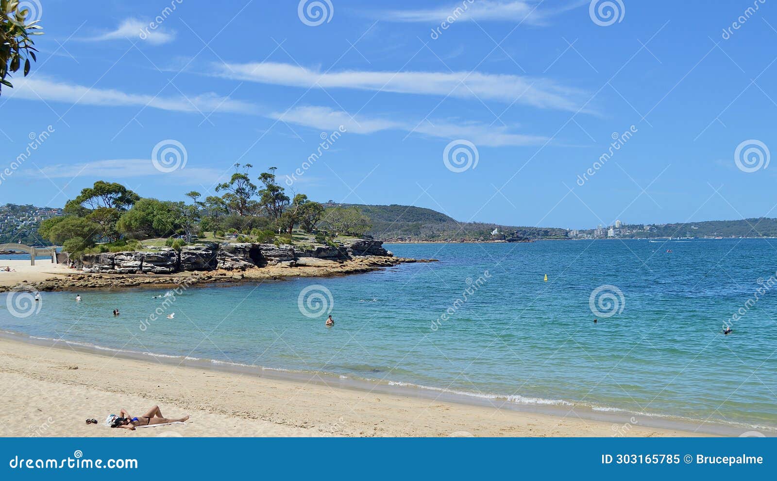 A View at Balmoral Beach in Sydney, NSW, Australia Stock Image - Image ...