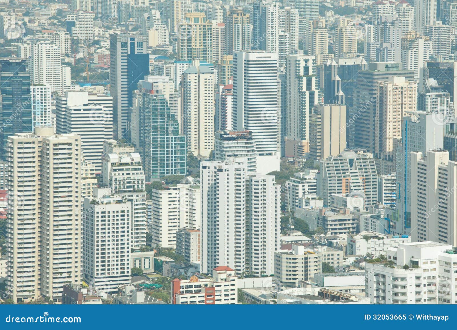 View of Bangkok City stock image. Image of building, structure - 32053665