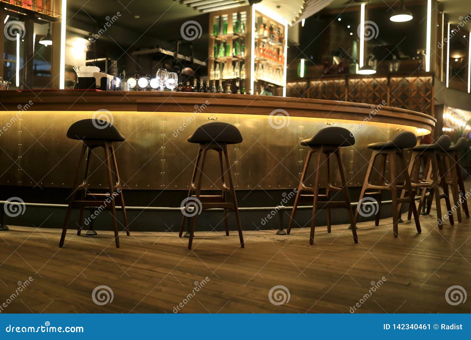 View of bar stock image. Image of drink, beverage, inside - 142340461