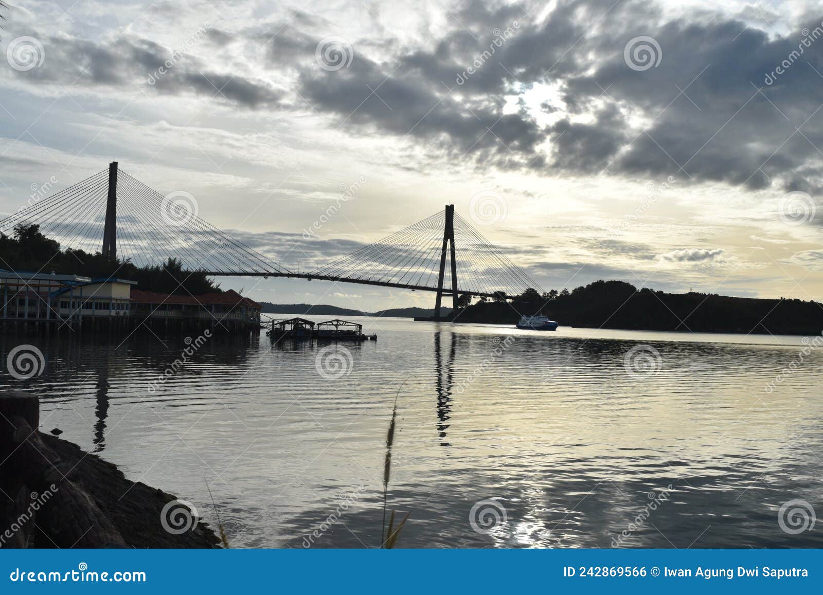 View of Barelang Bridge Batam Island Indonesia Stock Photo - Image of ...