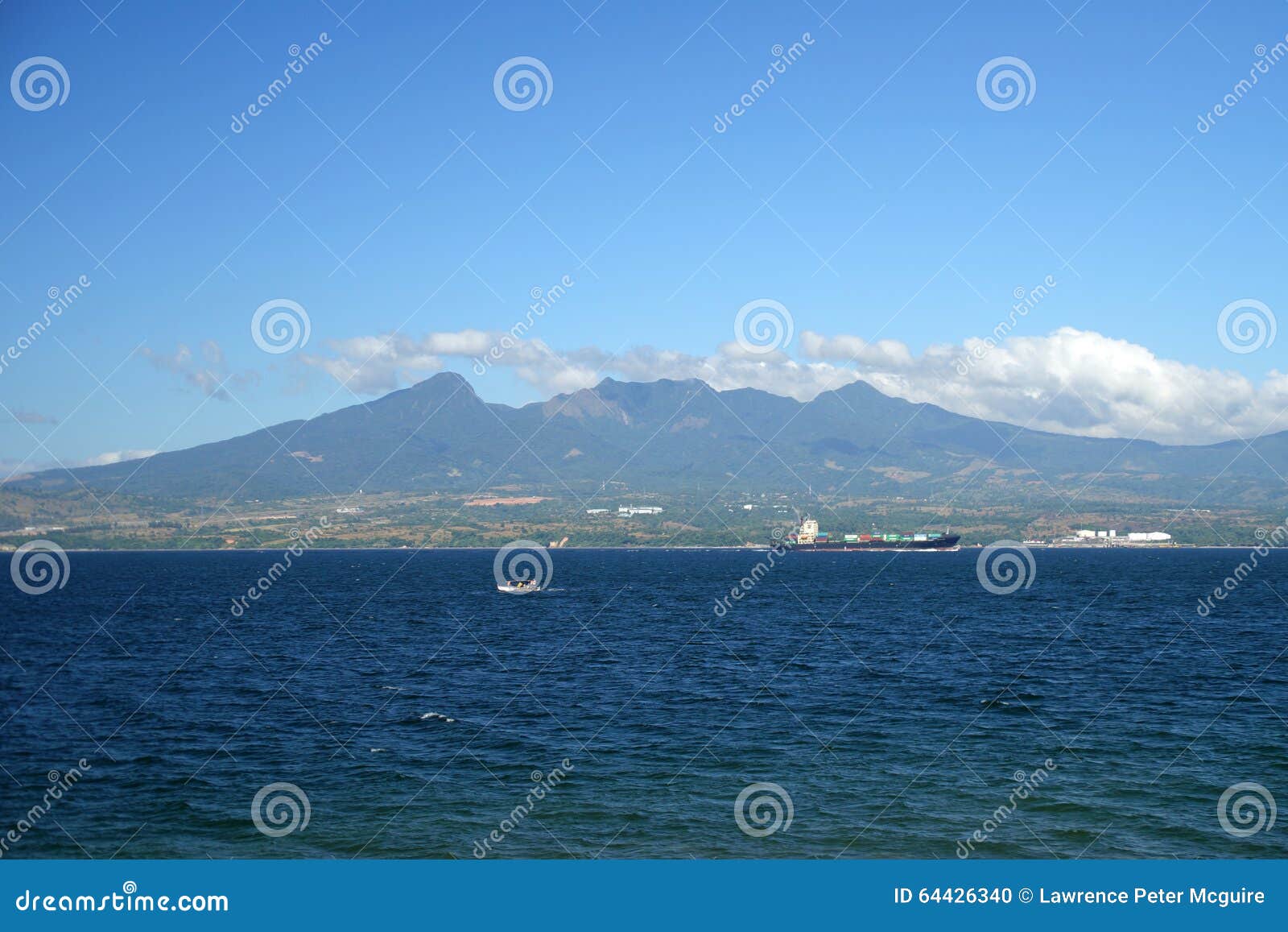 View of Bataan Peninsula, Luzon Island, Philippines Stock Photo - Image ...