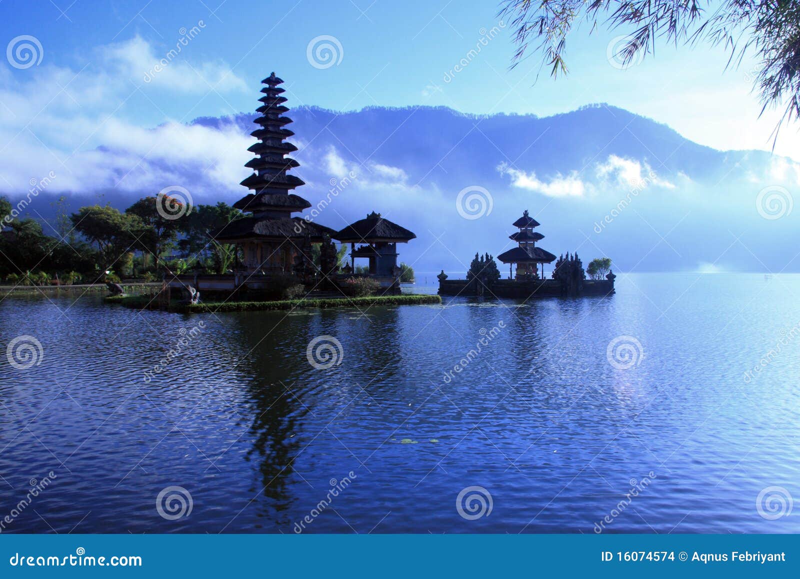 View at Batur Lake Bali stock photo. Image of peace, reflection - 16074574