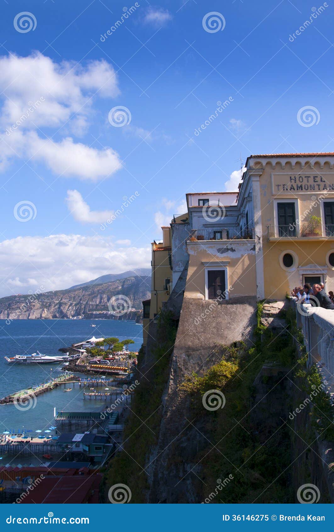 View of the Bay of Naples Italy Editorial Image - Image of sirens ...