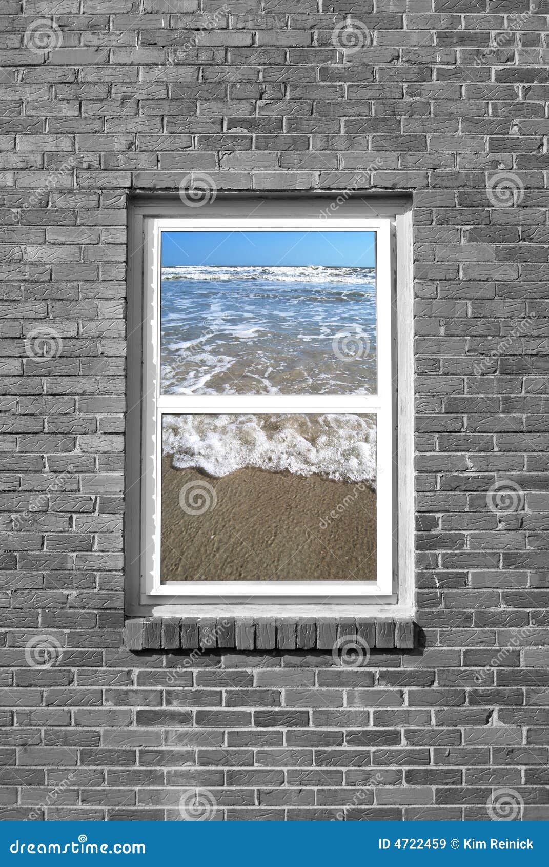 View the beach stock image. Image of place, view, waves - 4722459