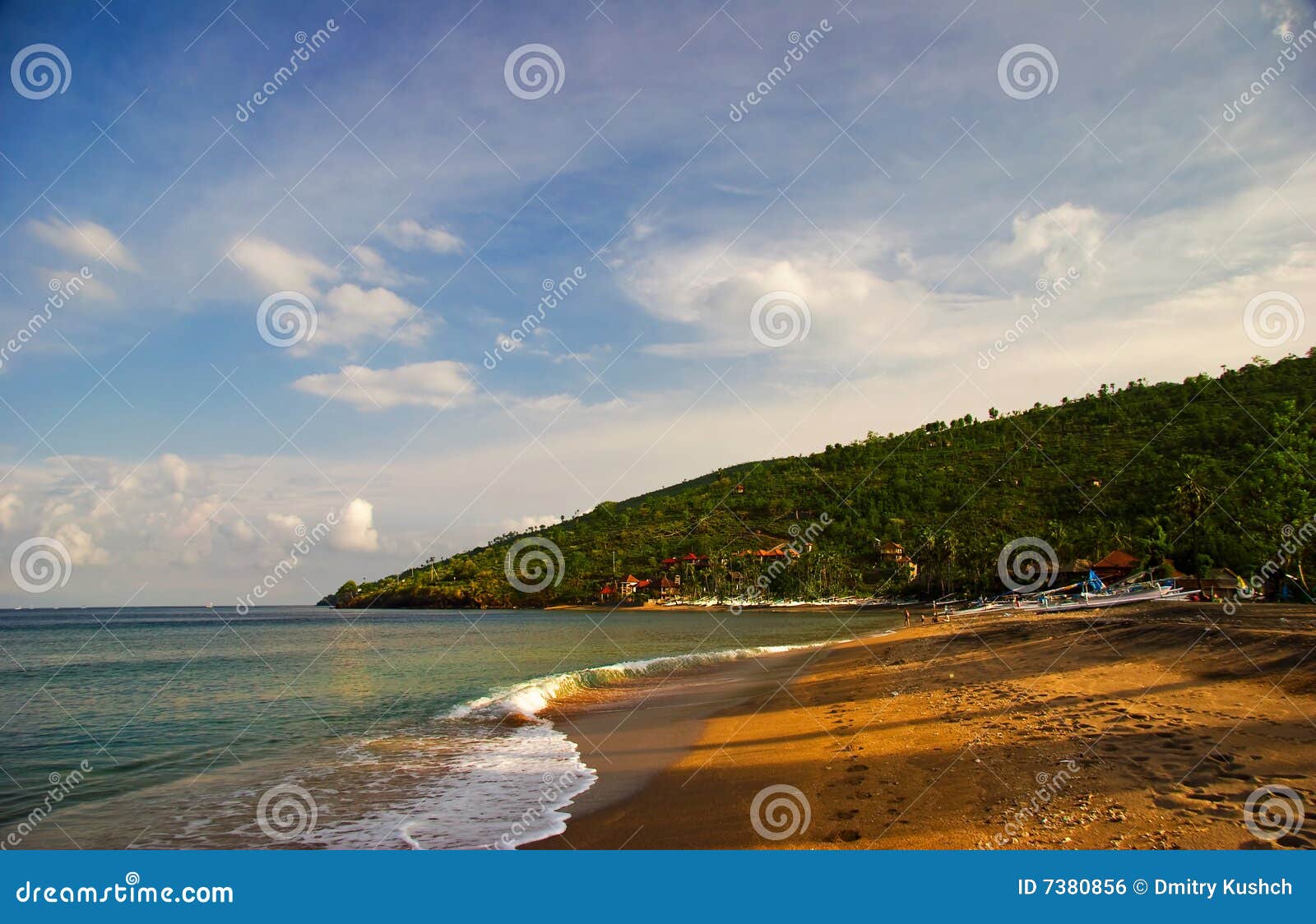 View of the beach stock photo. Image of exercise, leisure - 7380856