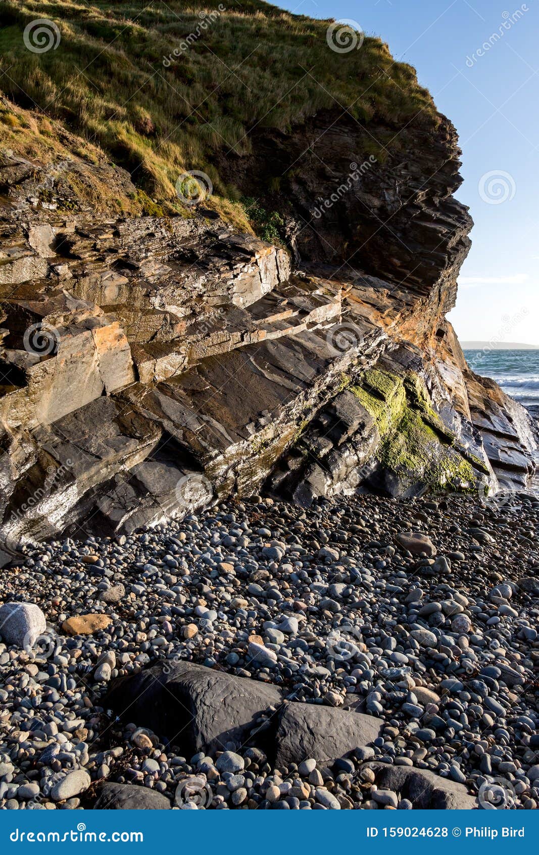 View of the Beach at Druidston Haven in Pembrokeshire Stock Photo ...