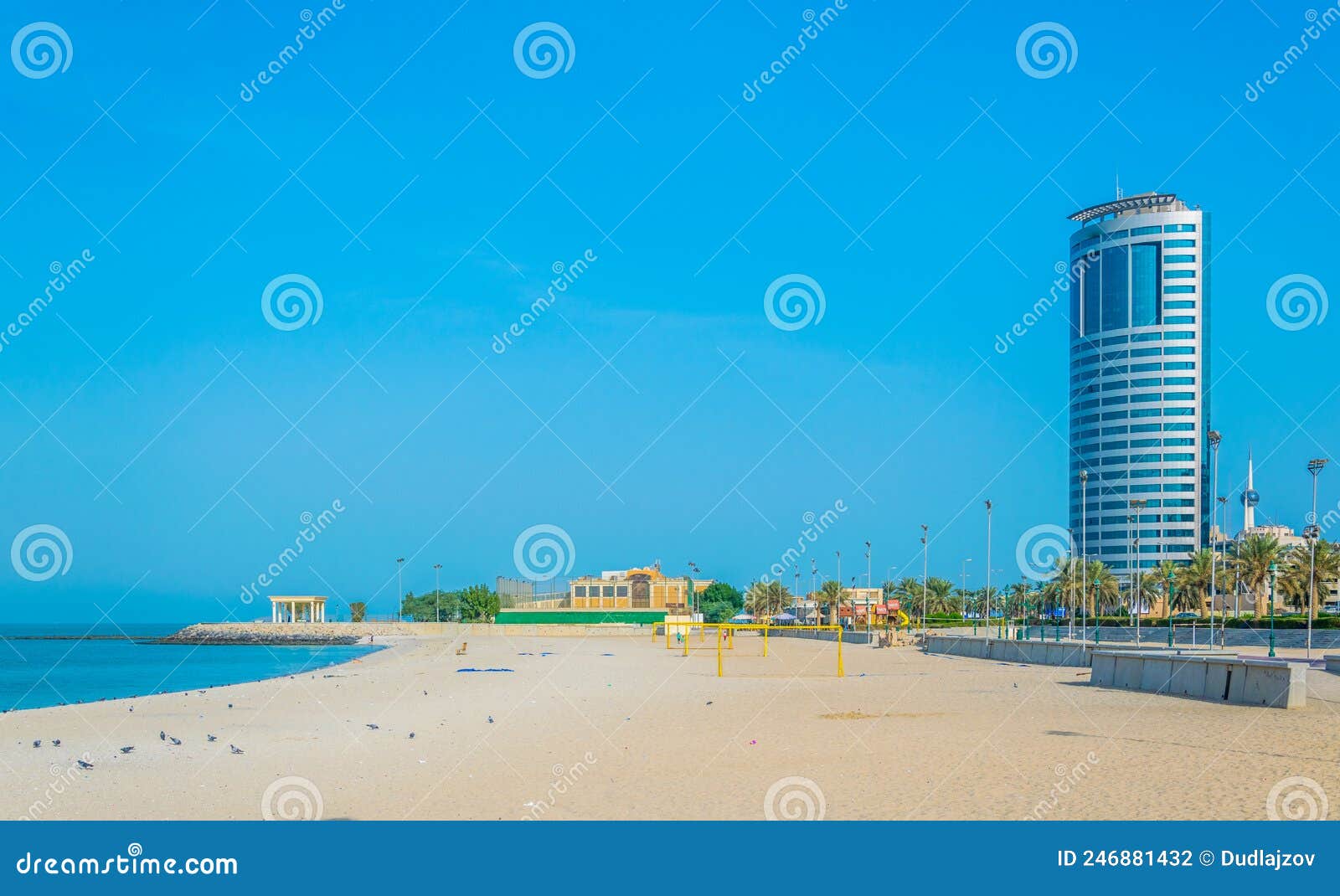 View of a Beach in the Kuwait City....IMAGE Stock Photo - Image of ...