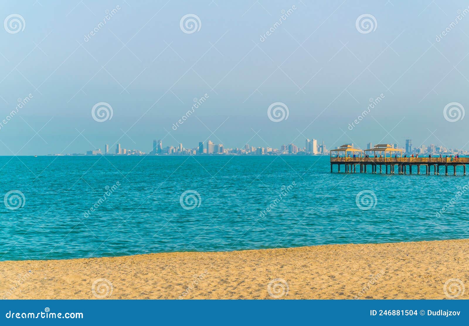 View of a Beach in the Kuwait City....IMAGE Stock Photo - Image of ...