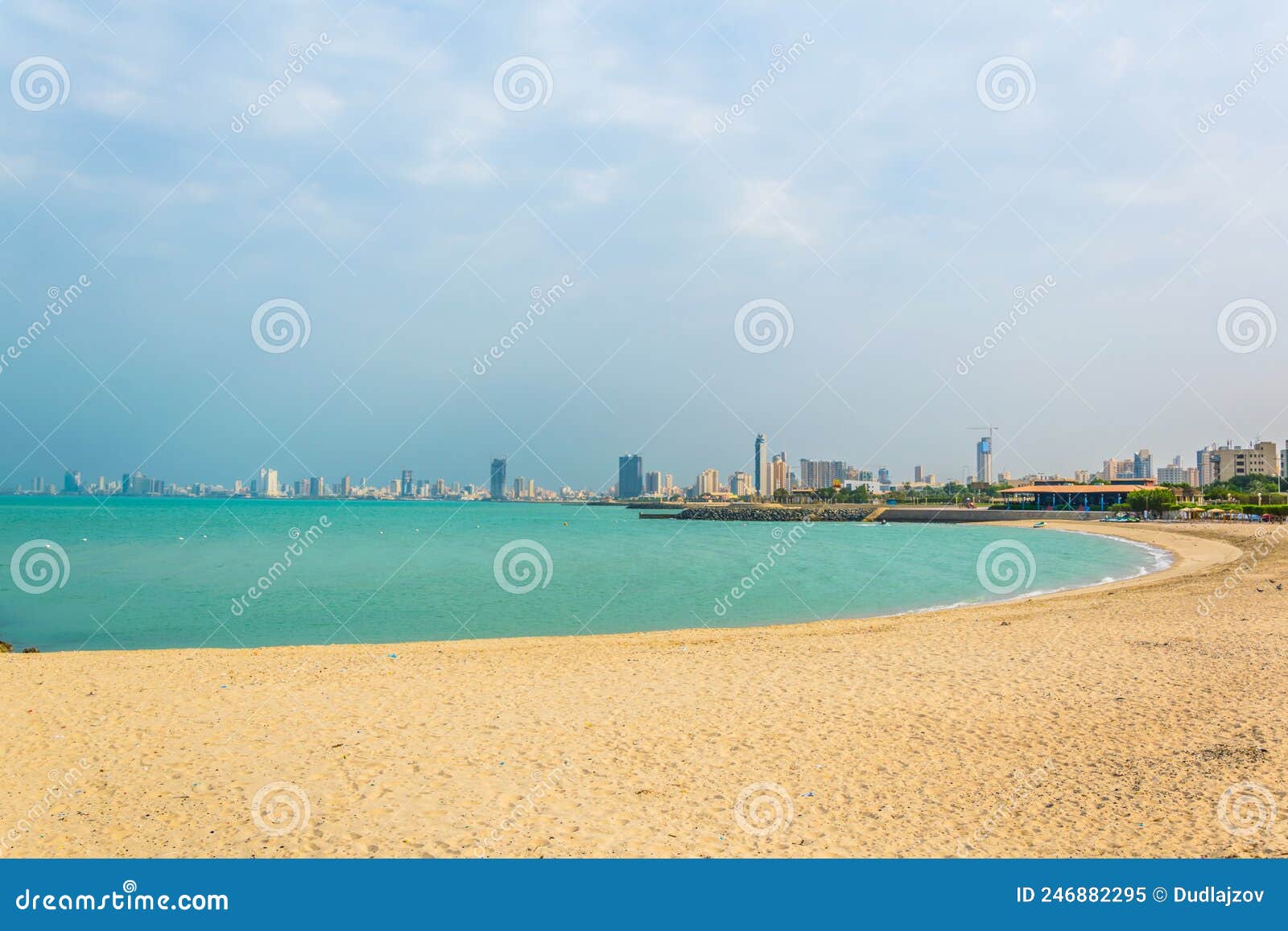 View of a Beach in the Kuwait City....IMAGE Stock Image - Image of ...