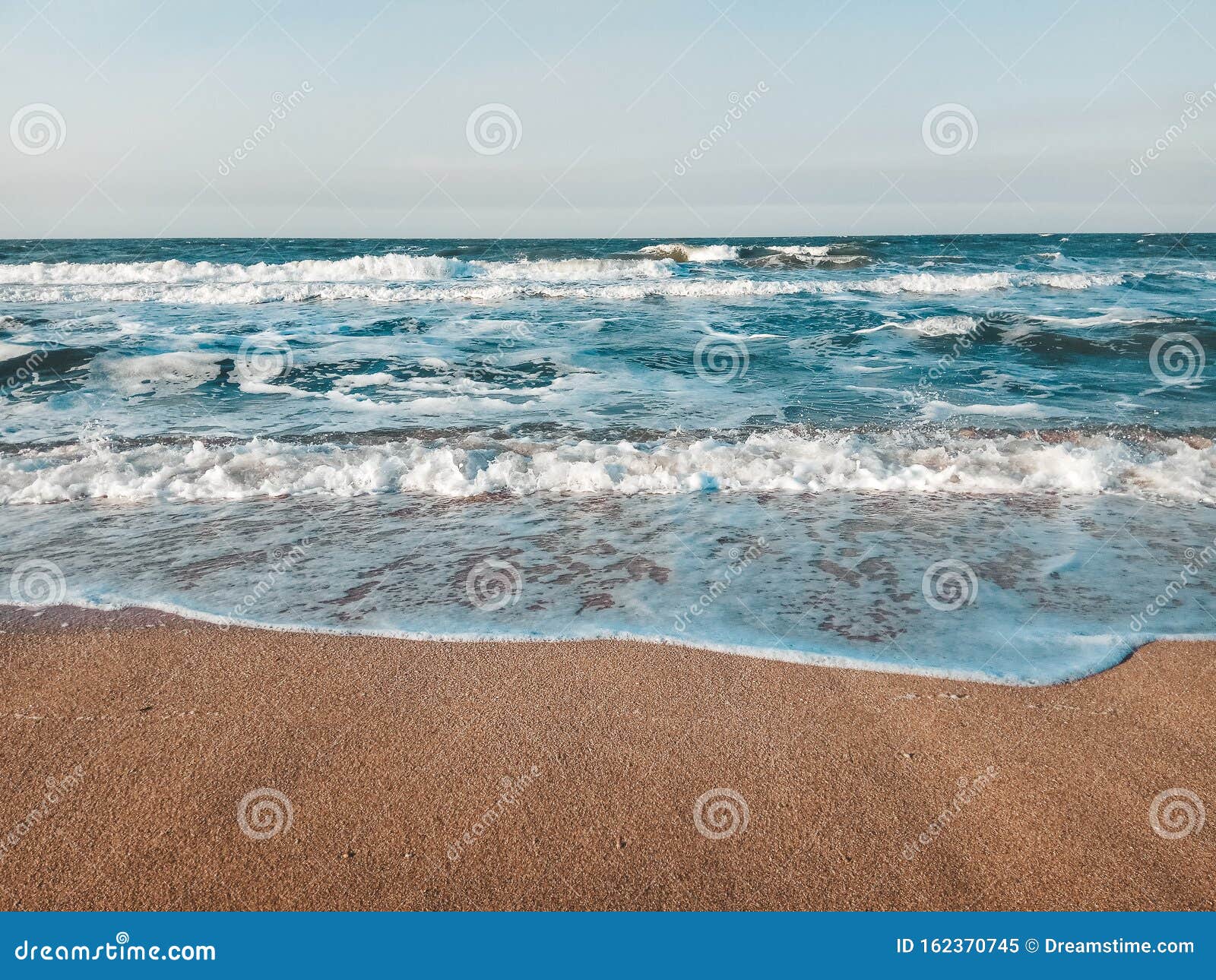 White waves on the sea stock image. Image of travel - 162370745