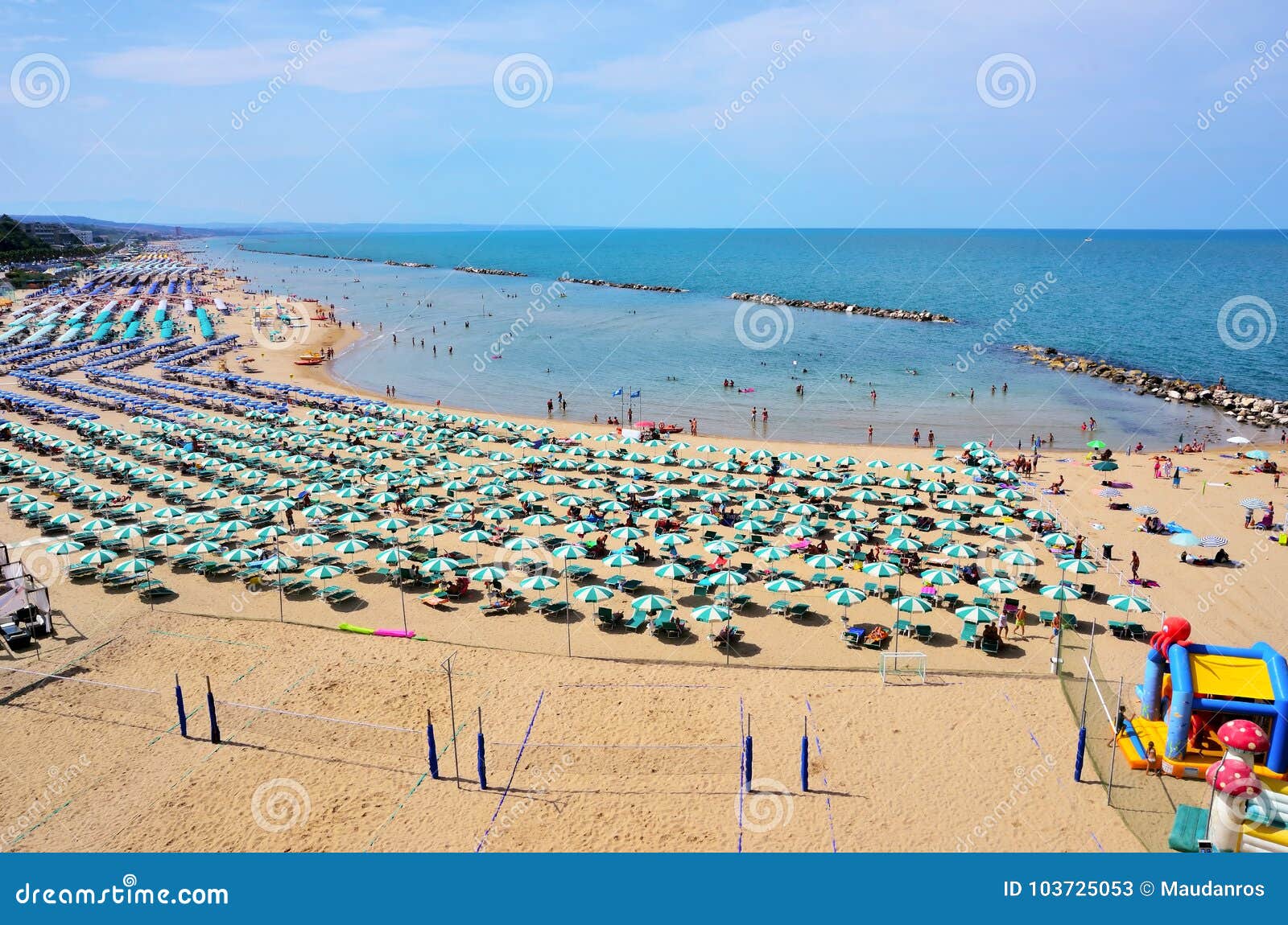 Termoli, Molise, Italy stock image. Image of vacation - 103725053
