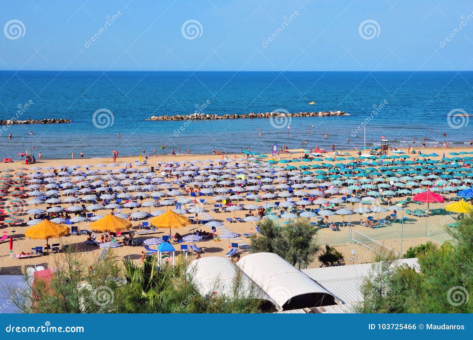 Termoli, Molise, Italy stock photo. Image of panorama - 103725466