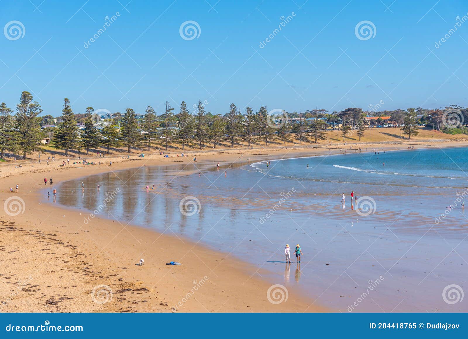 View of a Beach at Torquay, Australia Stock Image - Image of australian ...