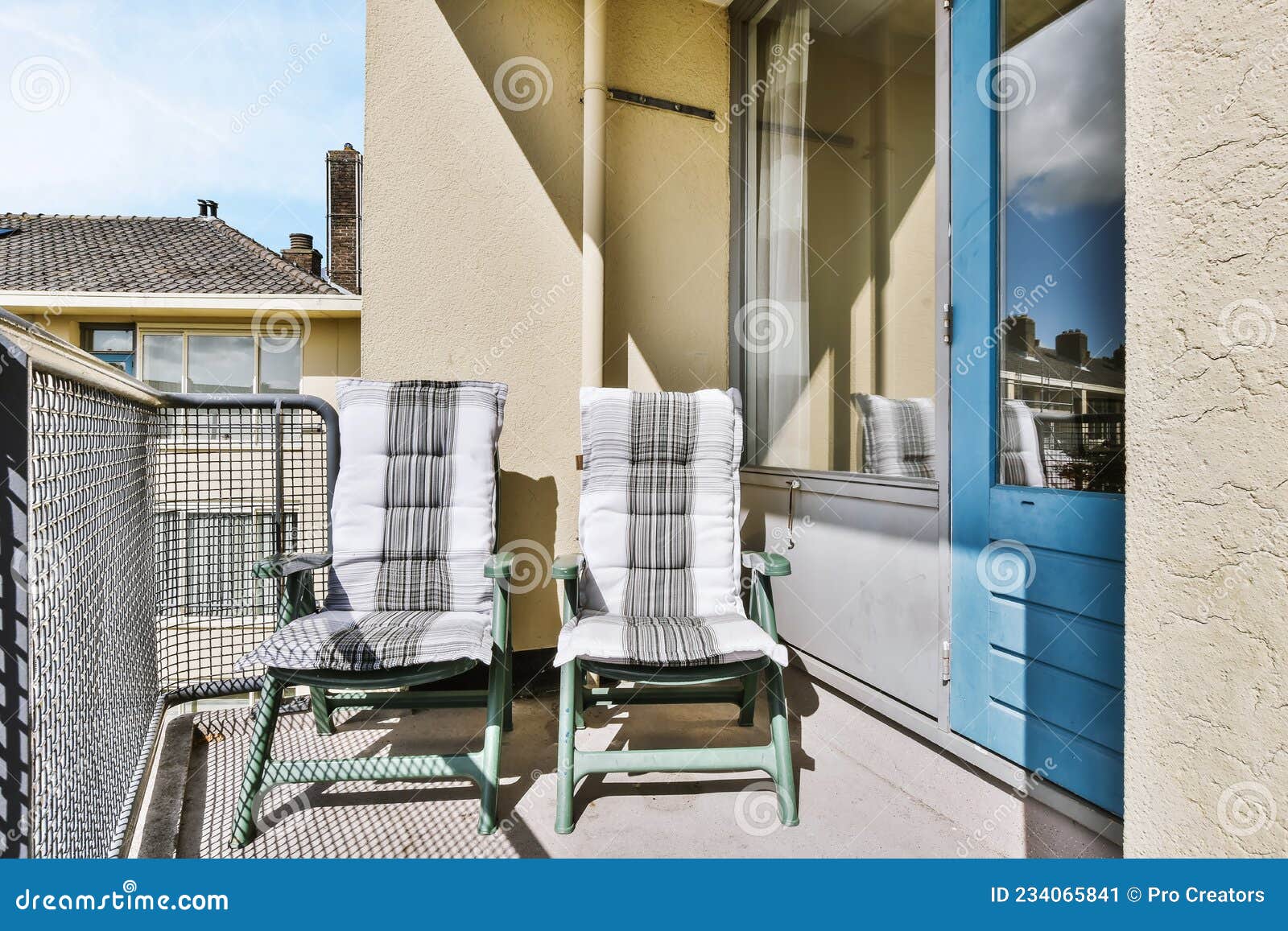 Beautiful balcony view stock image. Image of decorative - 234065841