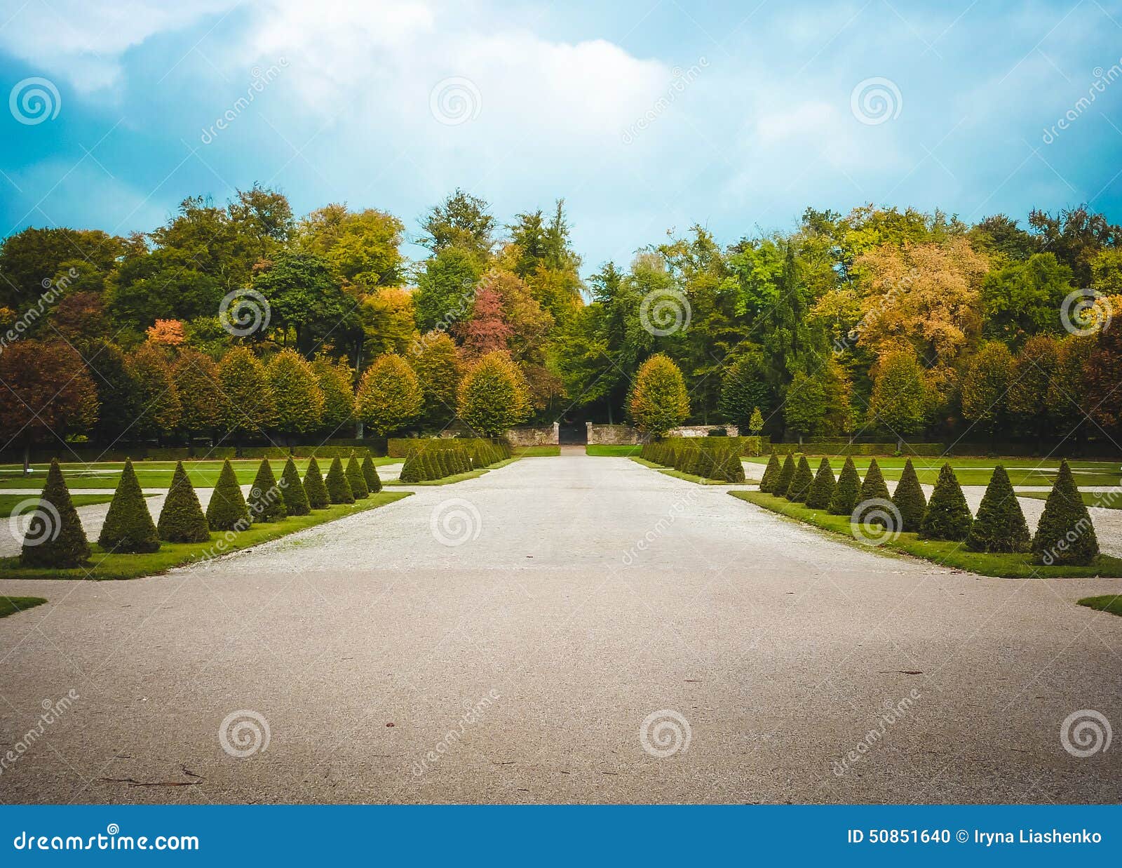 View of beautiful park stock photo. Image of view, yellow - 50851640