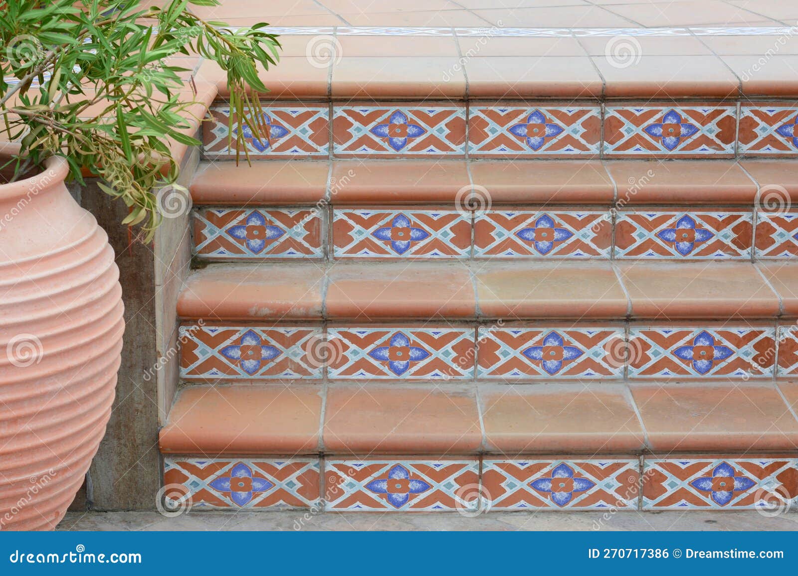 View of Beautiful Stairs with Pattern Outdoors Stock Photo - Image of ...