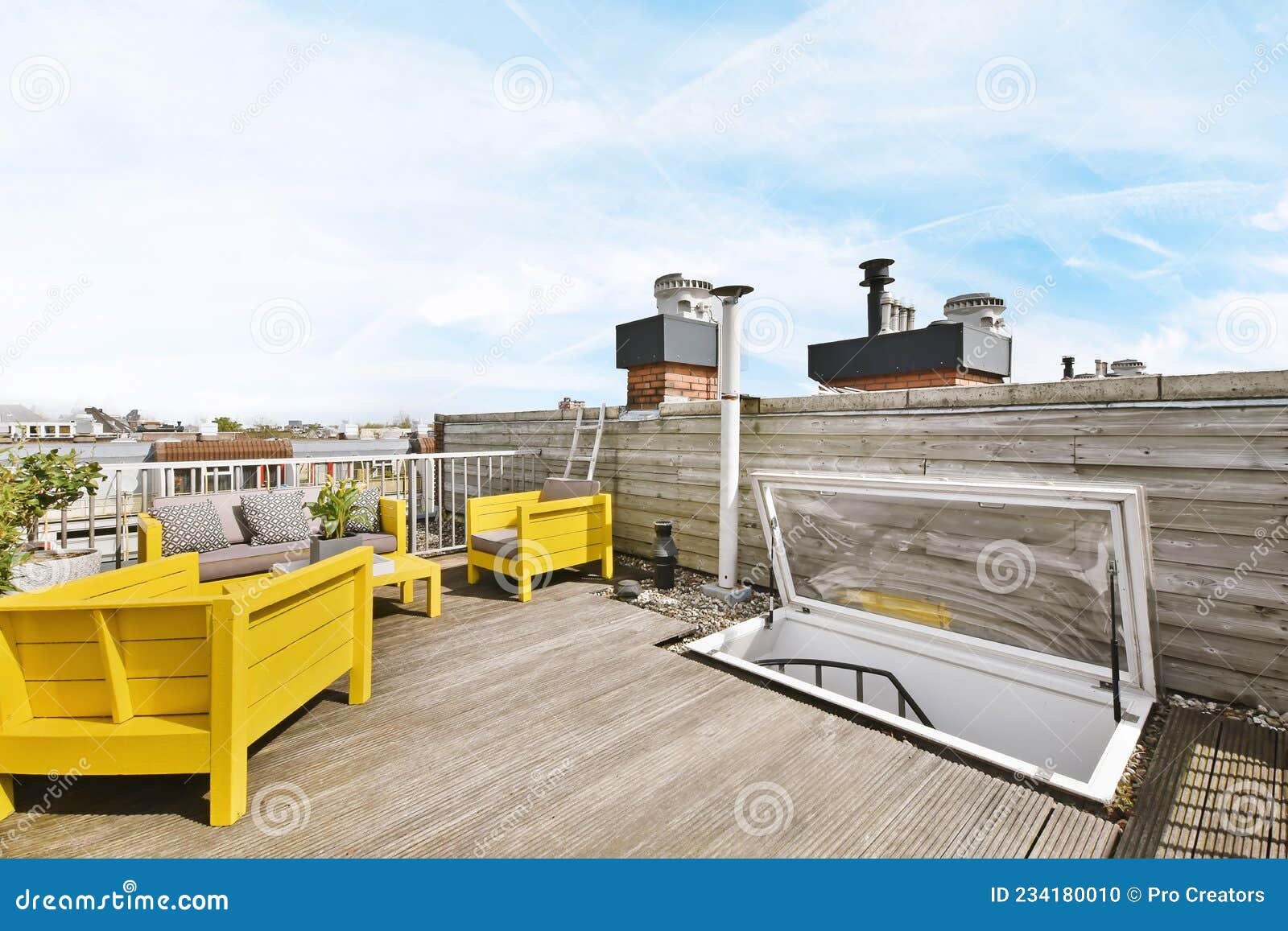 Beautiful veranda design stock photo. Image of residential - 234180010
