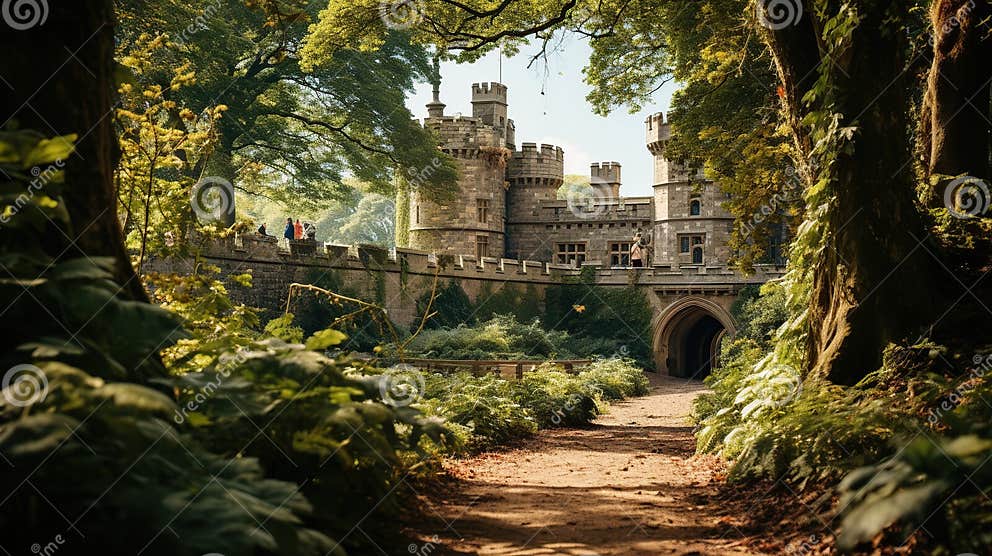 A View of the Beautiful Windsor Castle, Part of the Windsor Castle ...