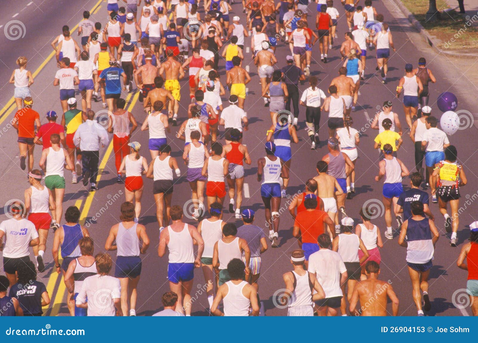 View from Behind of Group of Runners Editorial Stock Photo - Image of ...