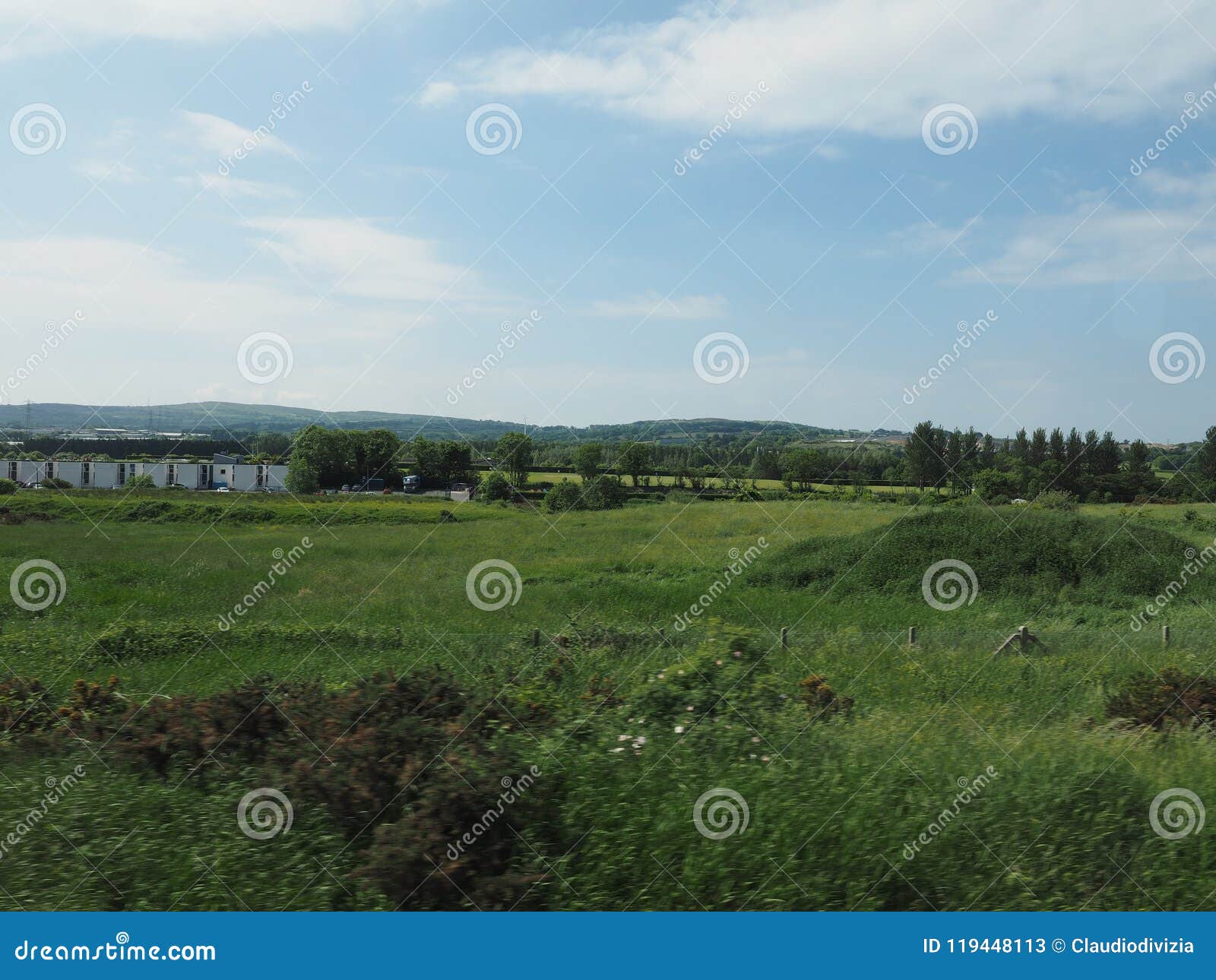 View of Belfast Countryside Stock Image - Image of meadow, countryside ...