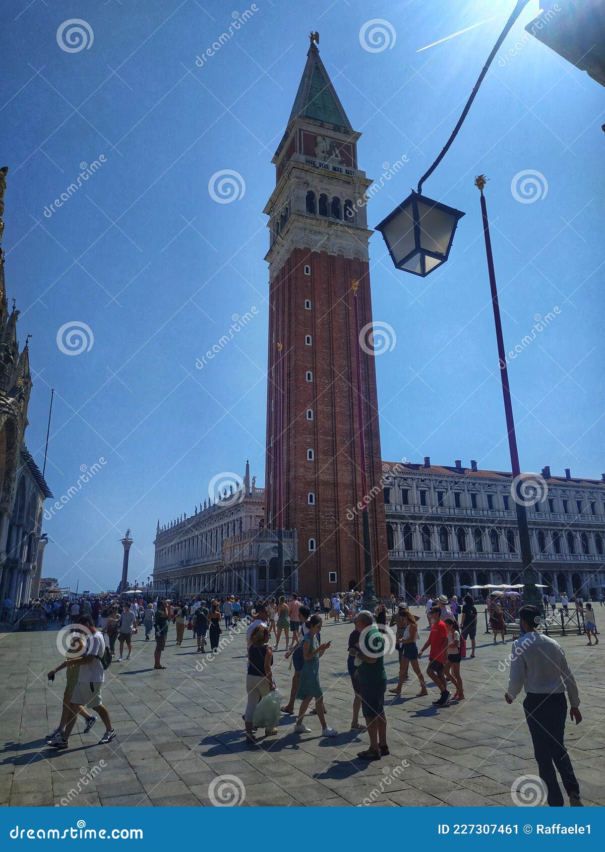 View of the Bell Tower of San Marco in Venice Editorial Photo - Image ...