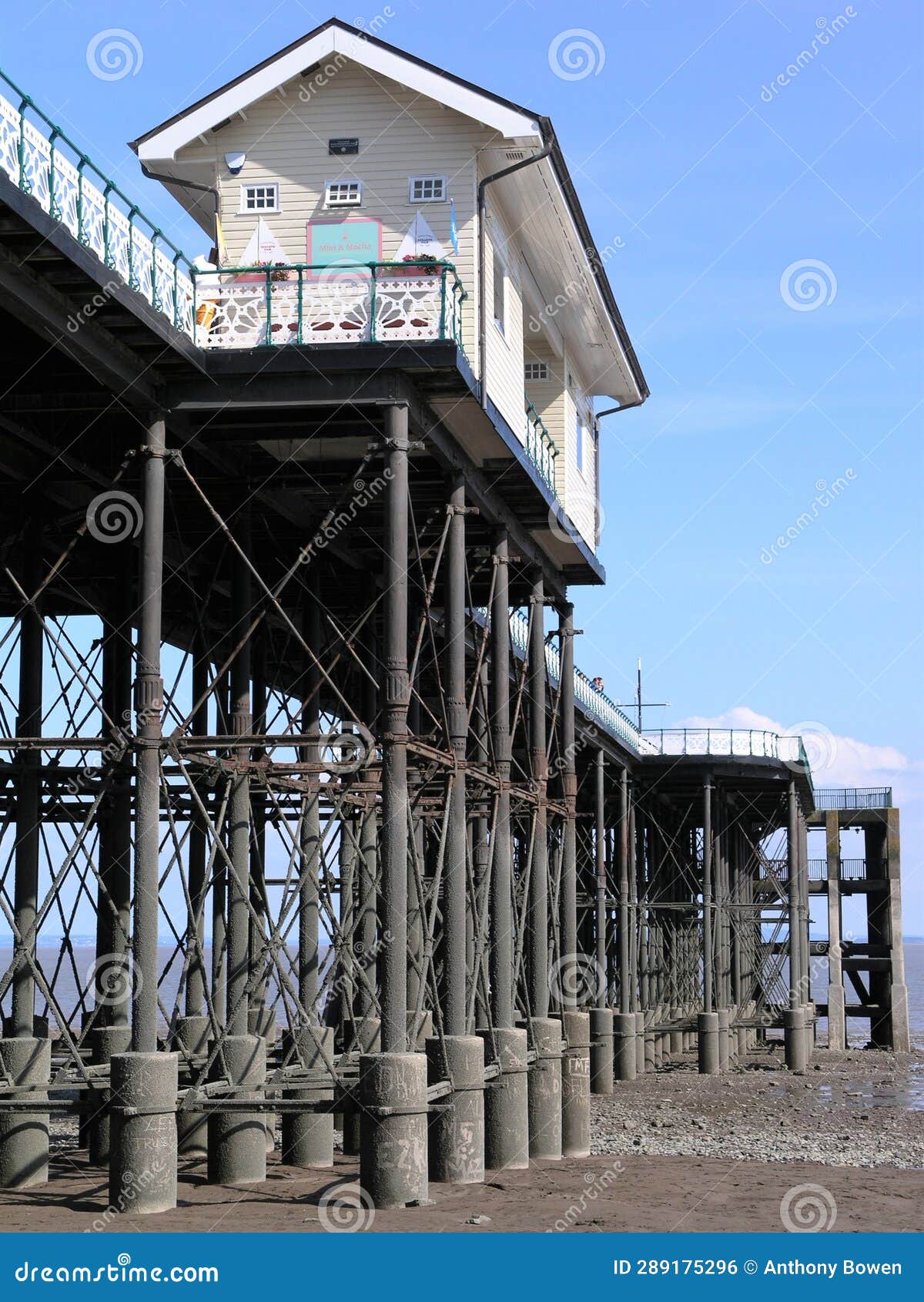 Penarth Pier stock photo. Image of september, summer - 289175296