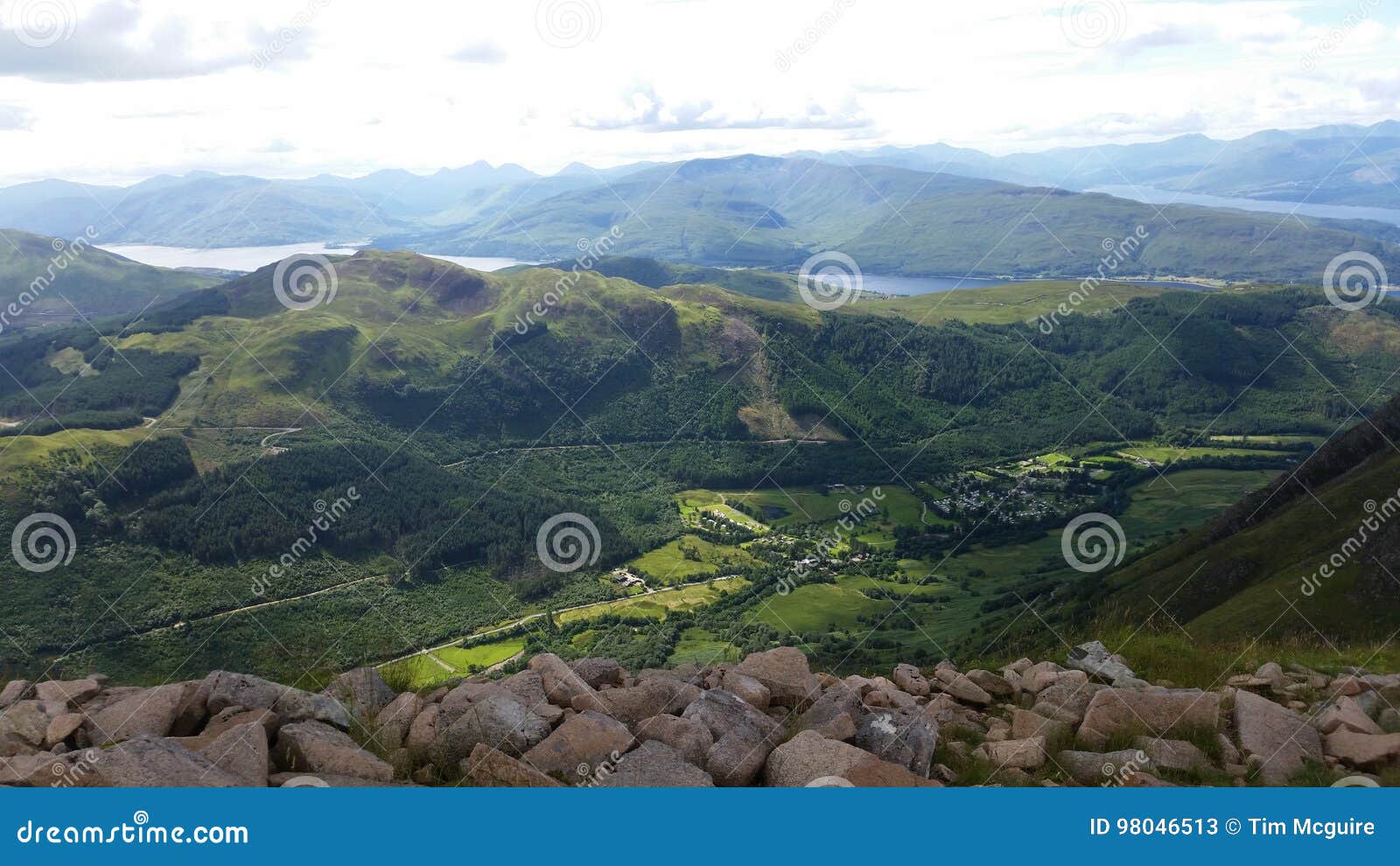 View from Ben Nevis stock image. Image of climbing, summit - 98046513