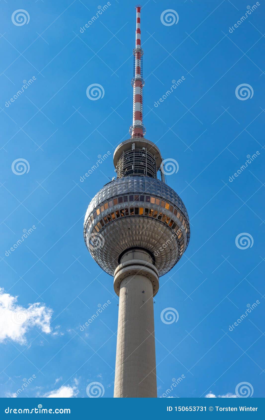 View from the Berlin TV Tower Stock Image - Image of berlin, summer ...
