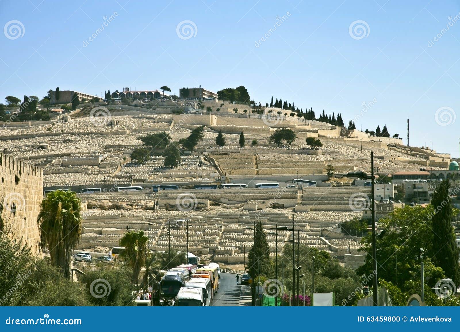 View of Bethlehem stock photo. Image of house, city, structure - 63459800