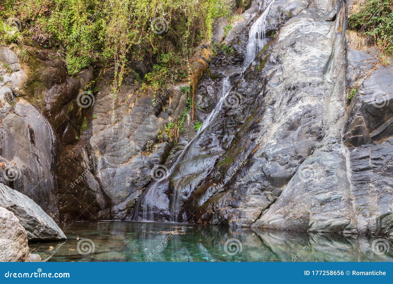 Bhagsunag Waterfall in Dharamshala, India Stock Photo - Image of ...