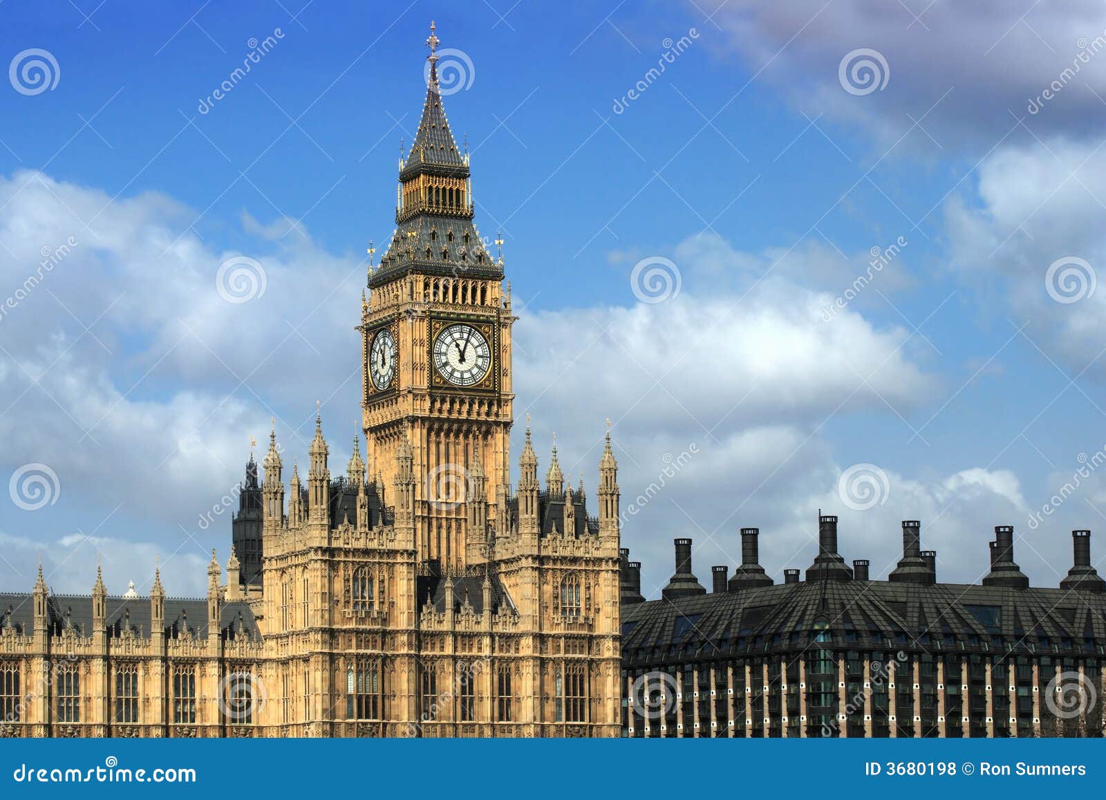 View of Big Ben stock photo. Image of clock, clocktower - 3680198