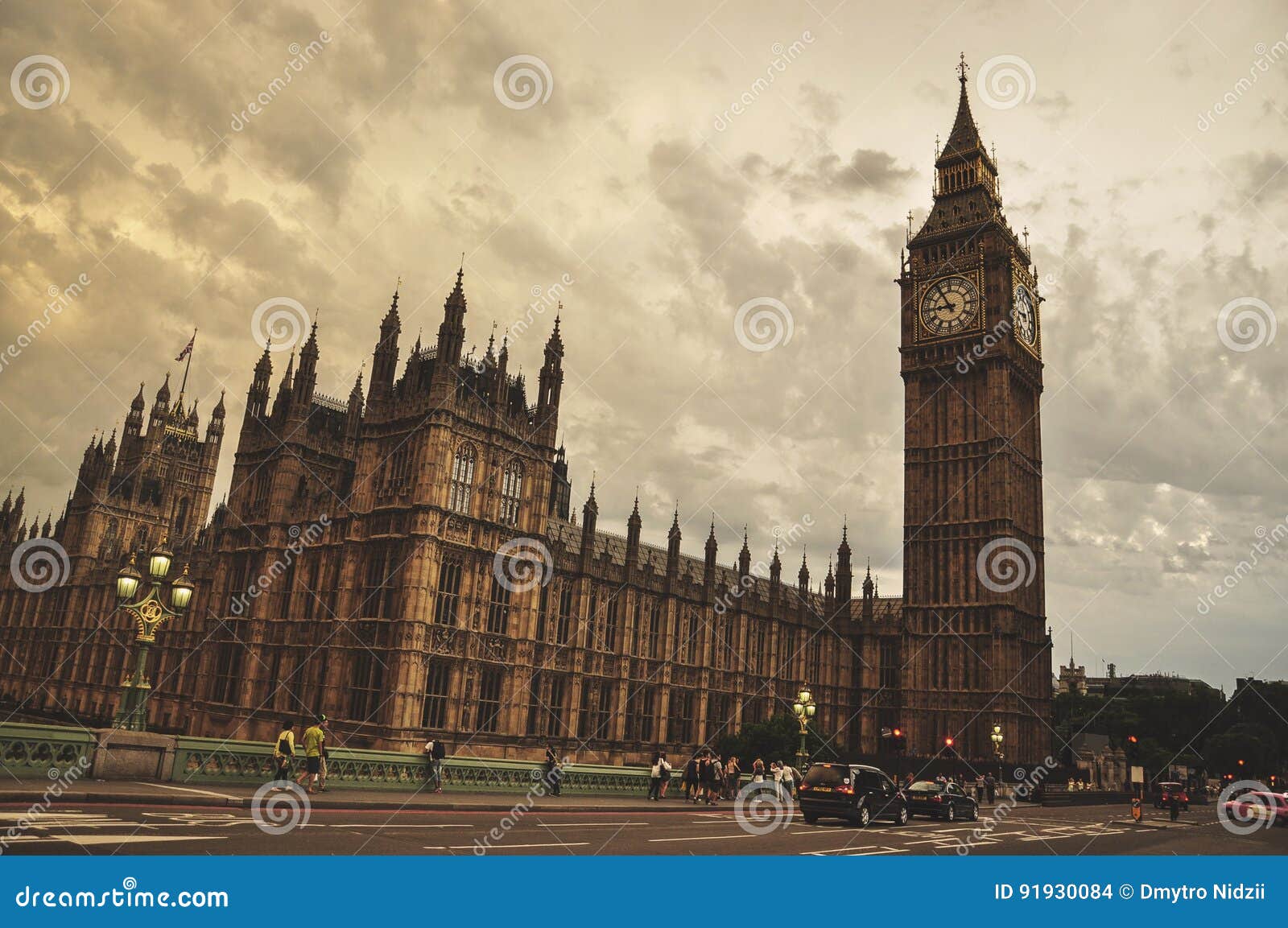 View of Big Ben stock photo. Image of city, united, england - 91930084