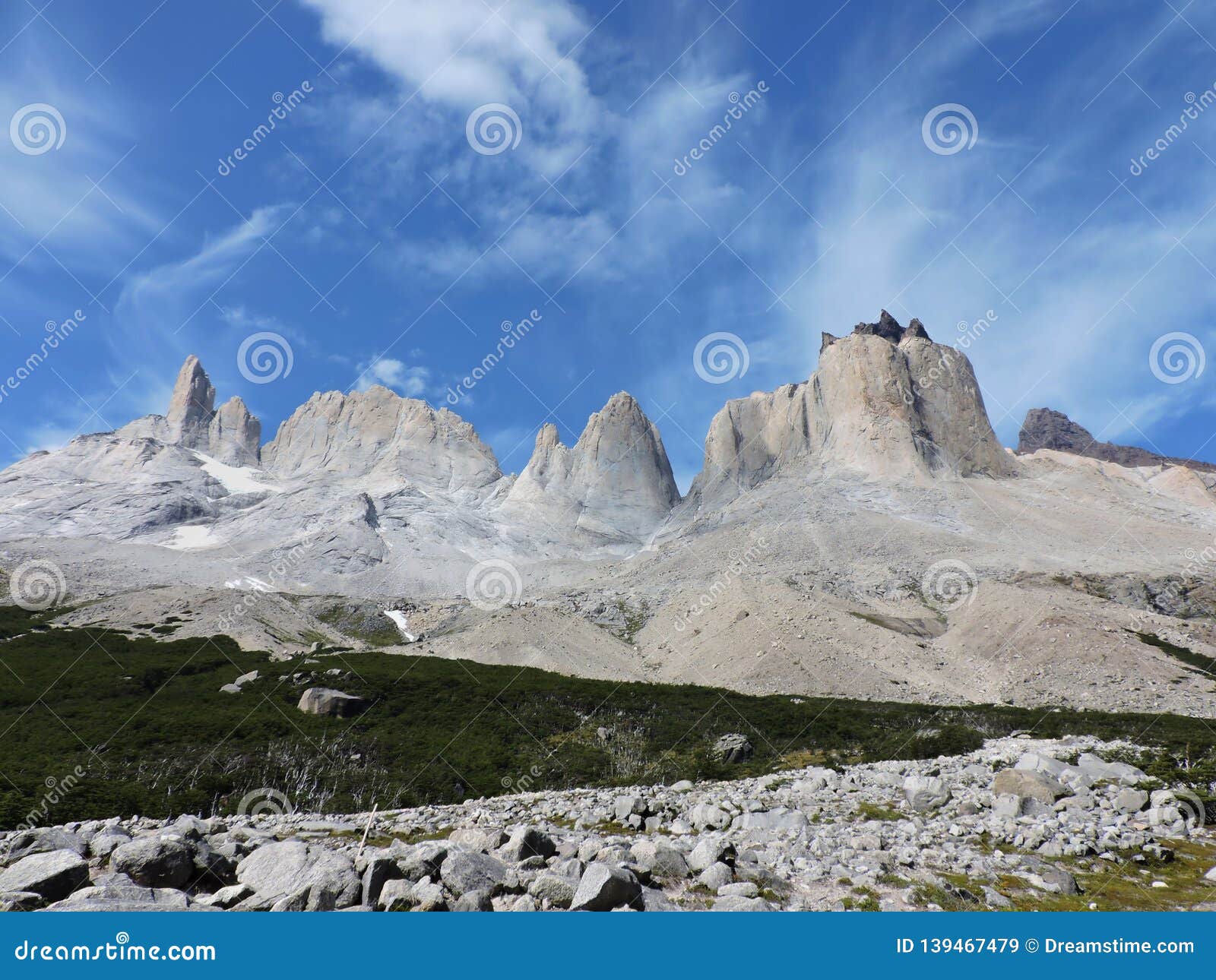 View of big rock mountains stock image. Image of blue - 139467479