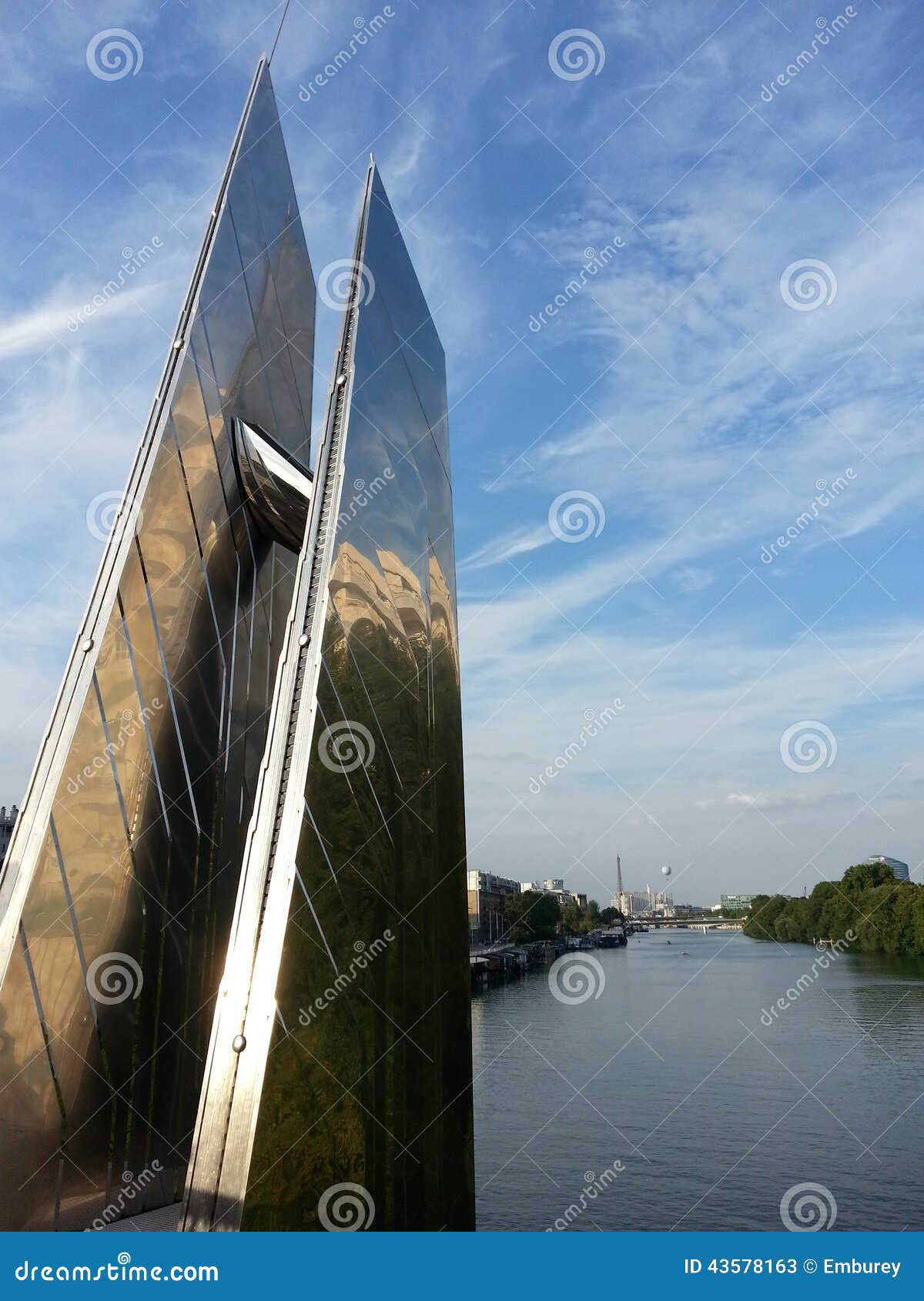 View from the Billancourt Bridge Stock Image - Image of billancourt ...