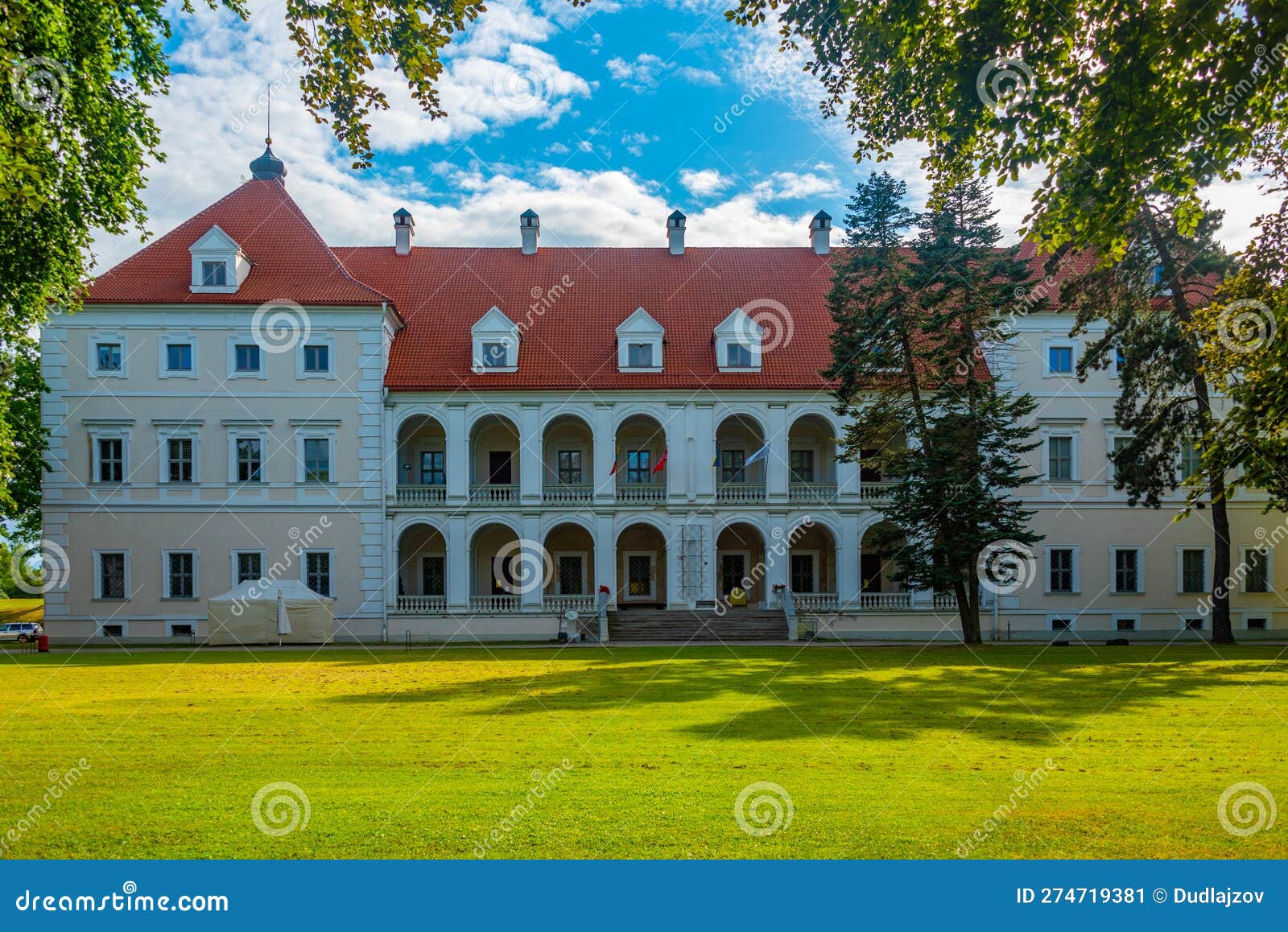 View of Birzai Castle in Lithuania Stock Image - Image of nature ...