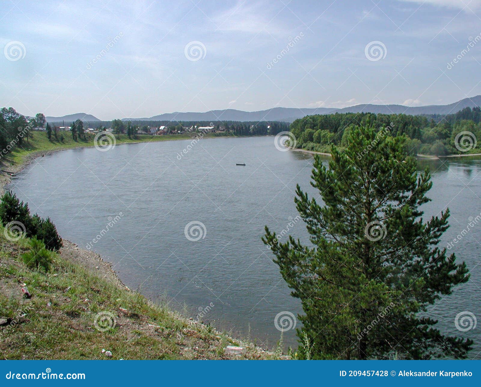 View of the Biya river stock photo. Image of rock, river - 209457428
