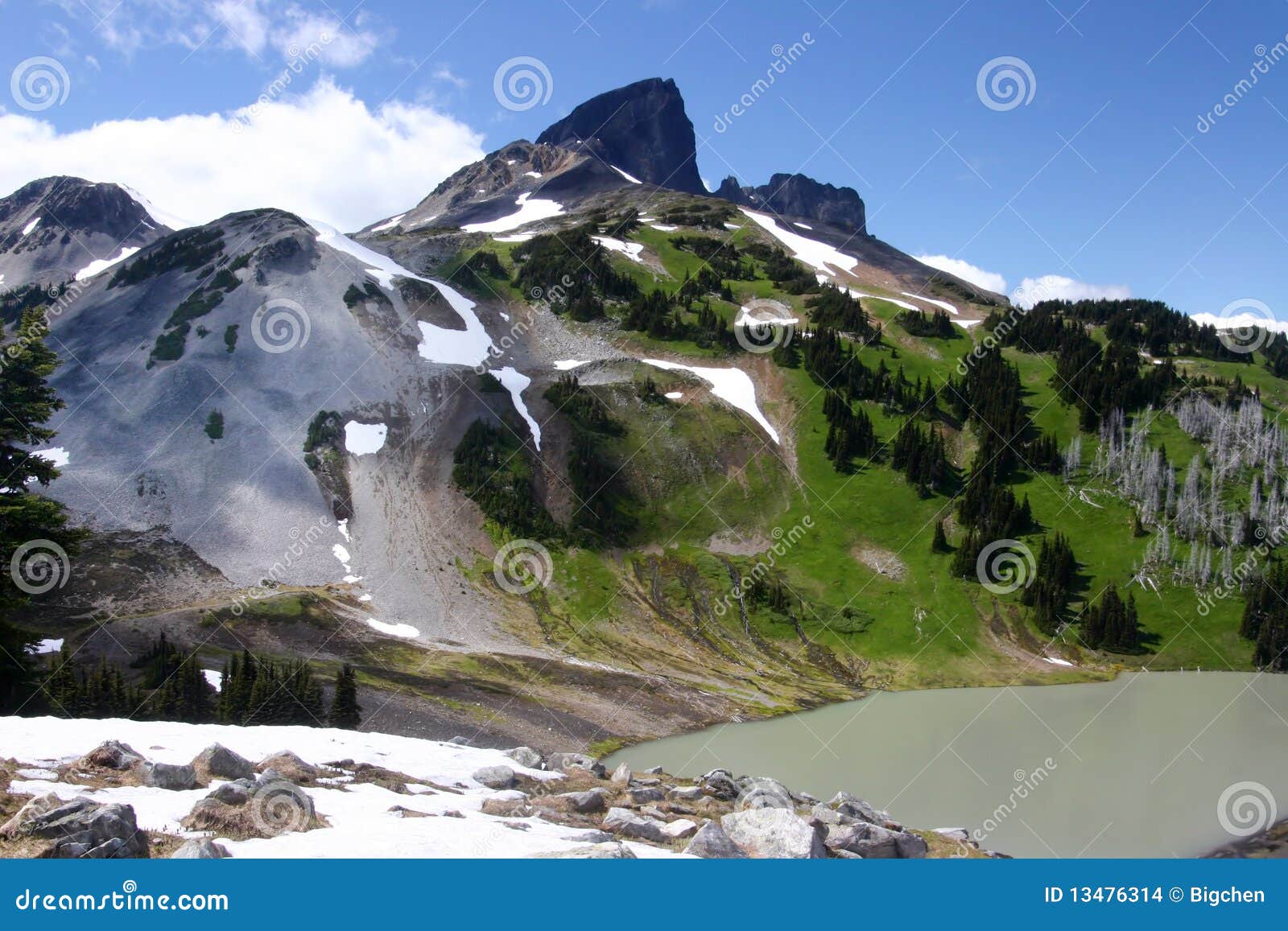 View of black tusk stock photo. Image of hiking, canada - 13476314