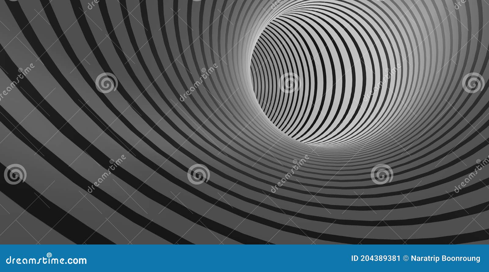 A View of Black and White Placed in a Deep Circle a Spiral Pattern in a ...