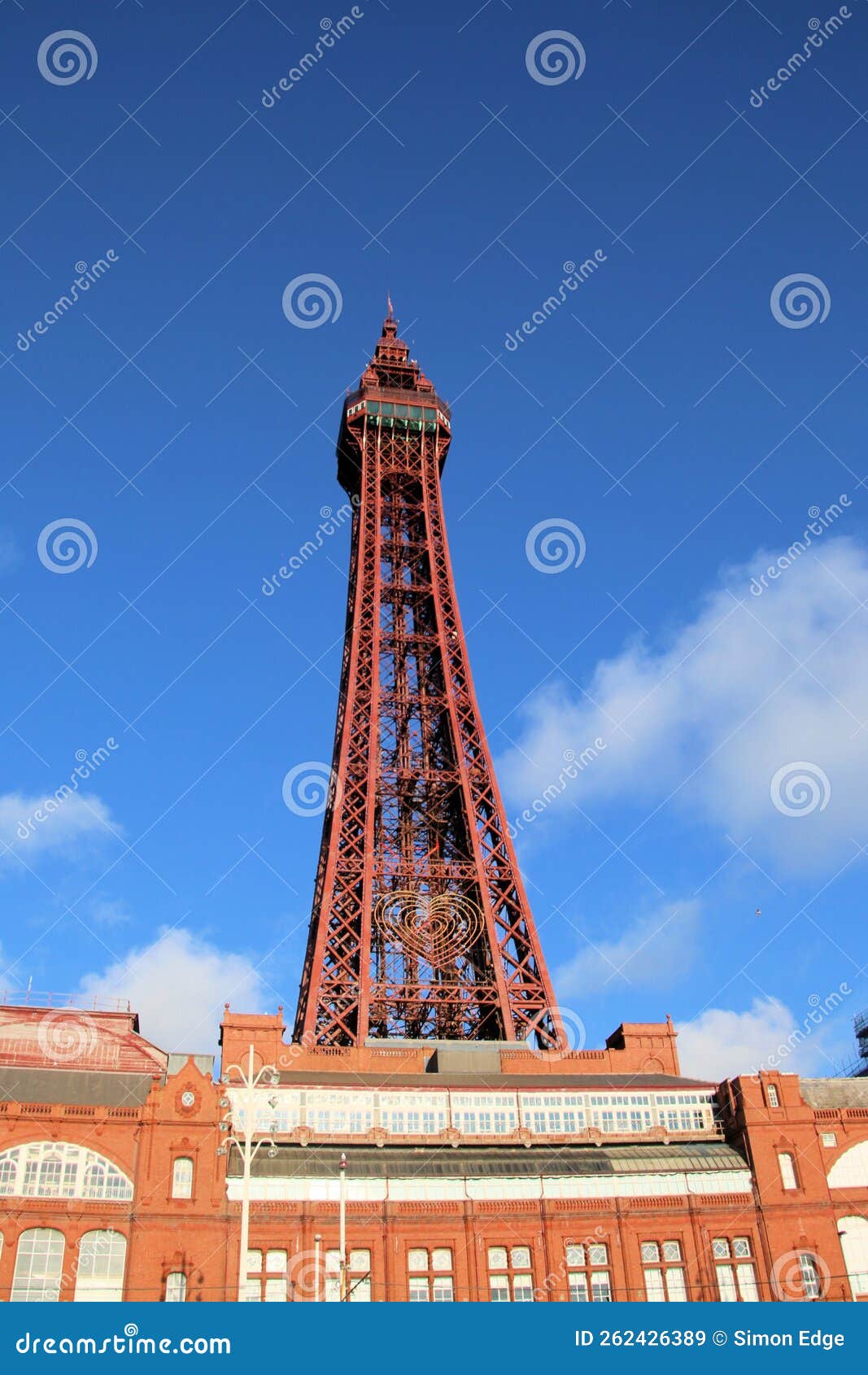 A view of Blackpool Tower editorial stock image. Image of blackpool ...