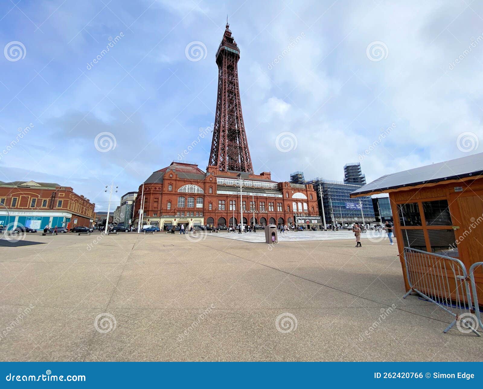 A view of Blackpool Tower editorial photo. Image of outside - 262420766