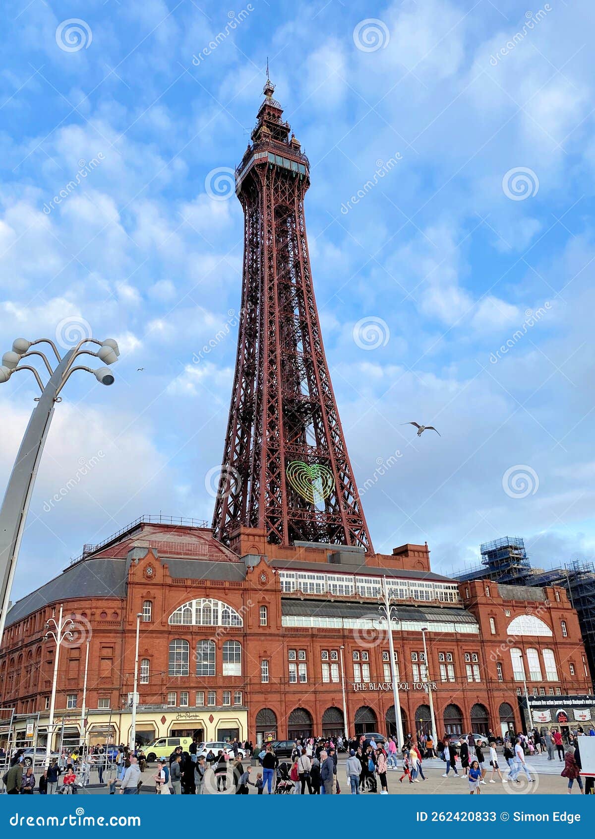 A view of Blackpool Tower editorial stock photo. Image of beech - 262420833